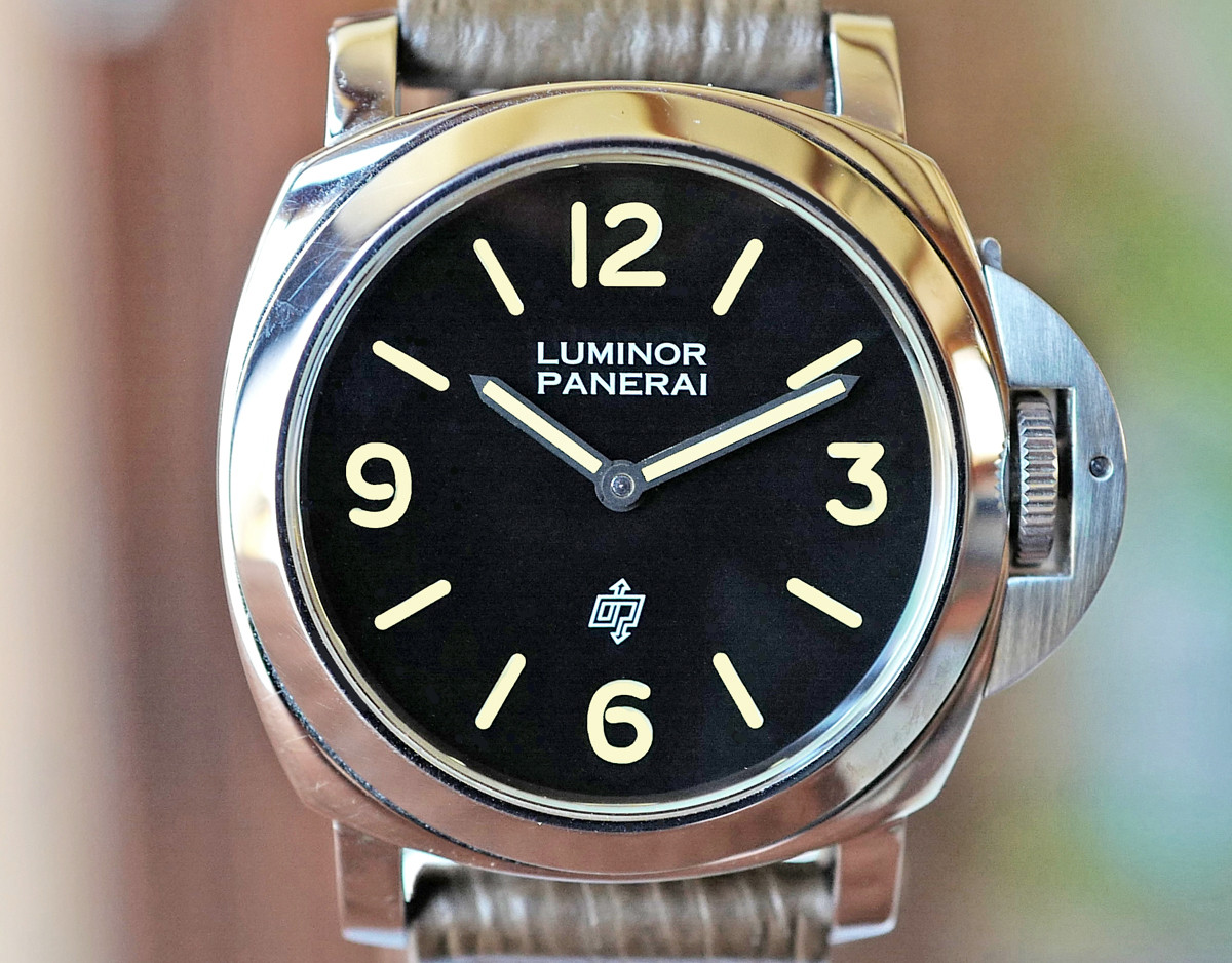 Panerai 5218-201A Luminor Base Matching Logo Dial Steel 44mm Complete ...