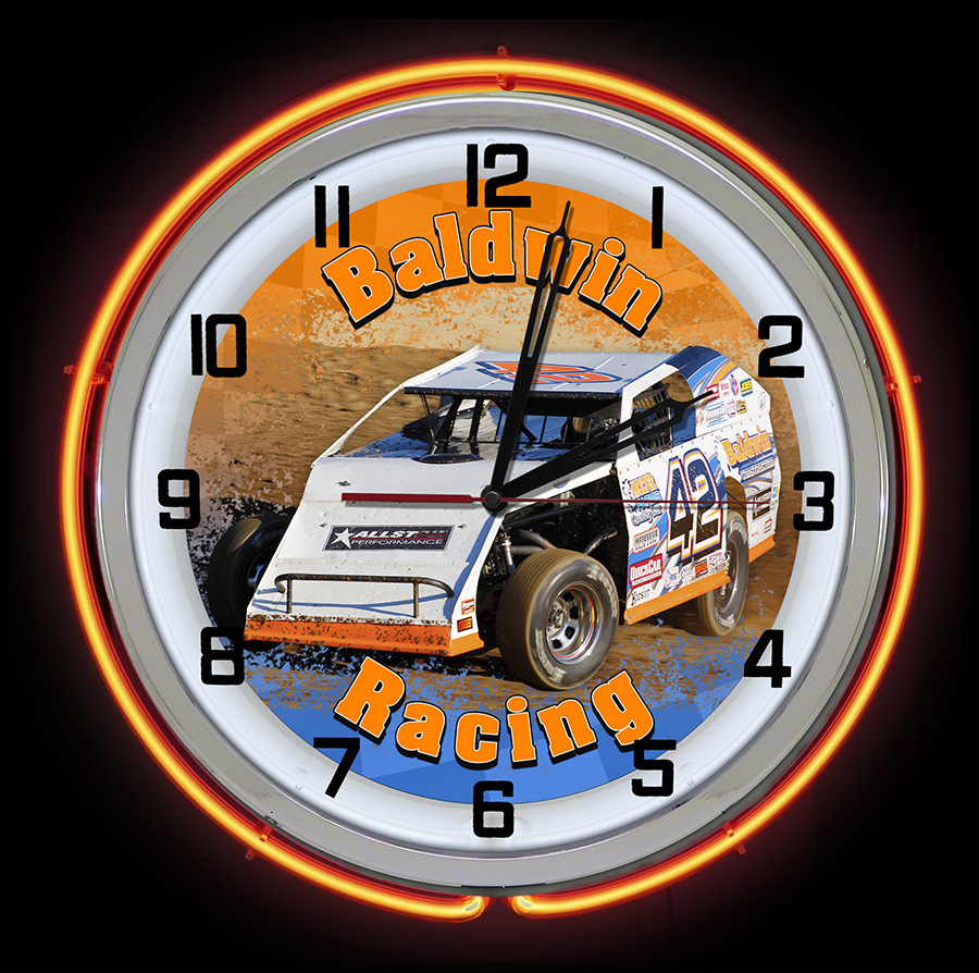 Logo neon clocks that mean business! - Redeye Laserworks
