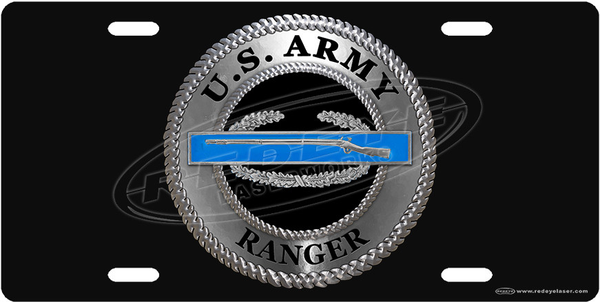 Army Ranger License Plate Tag From Redeye Laserworks