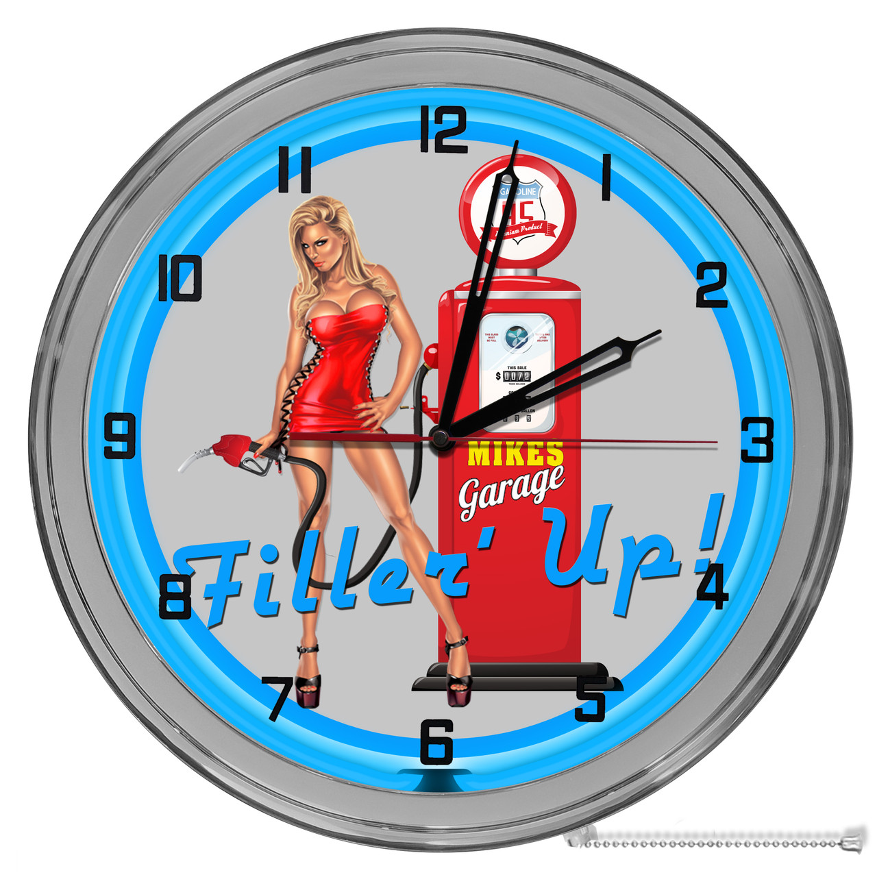 petrol pump clock