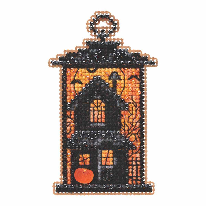 Moonstruck Manor Beaded Cross Stitch Kit Mill Hill 2019 Autumn Harvest ...