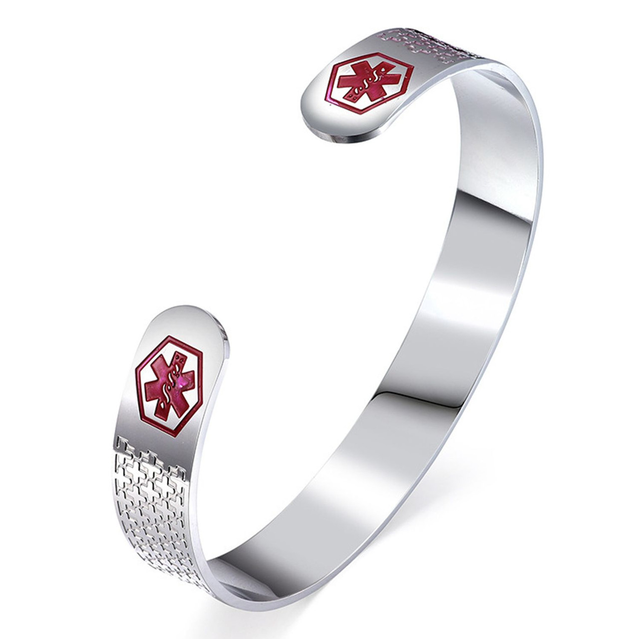 Personalized Rubber Medical Bracelets