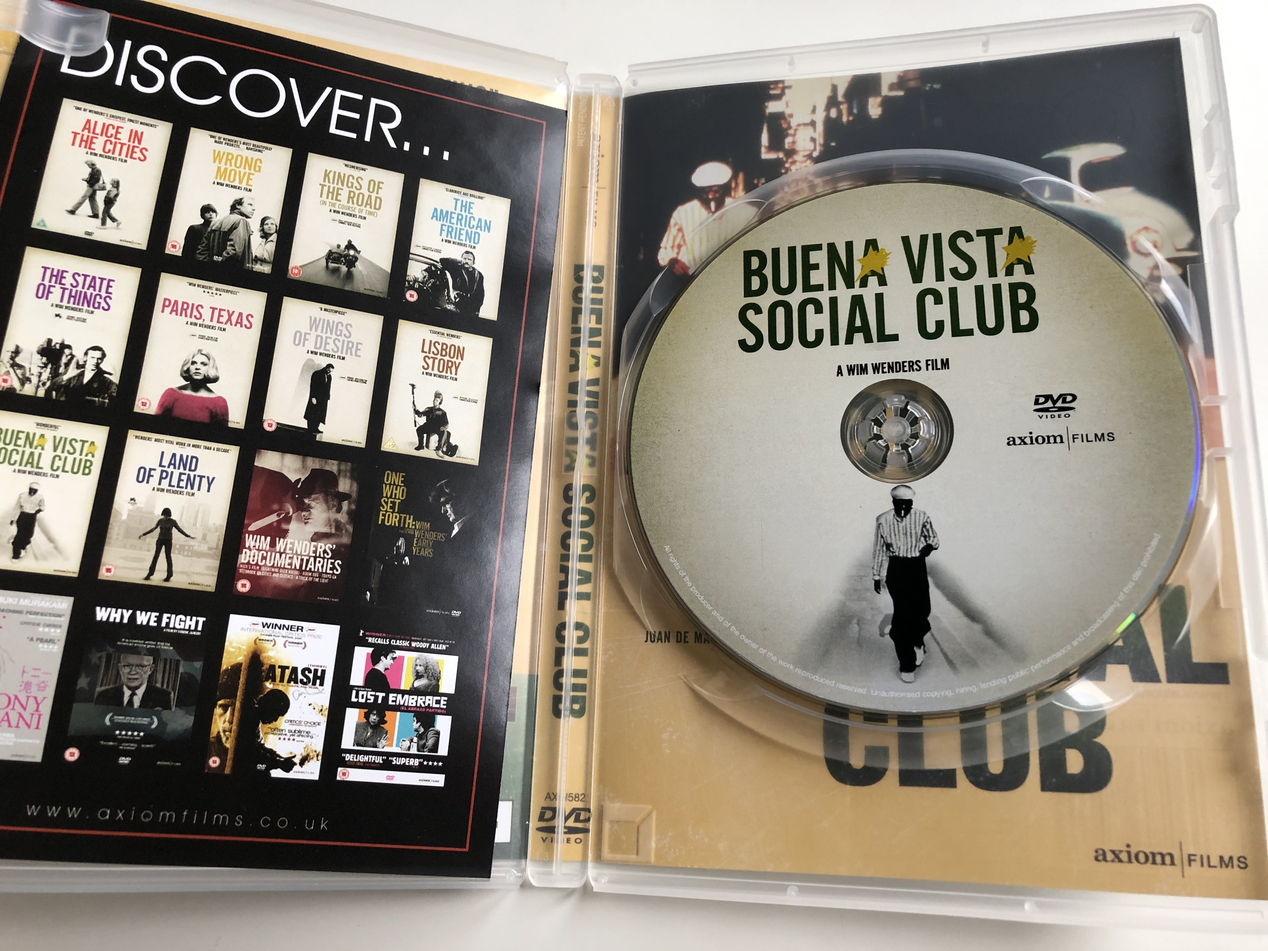 Buena Vista Social Club (1998) DVD / Directed by Wim Wenders ...
