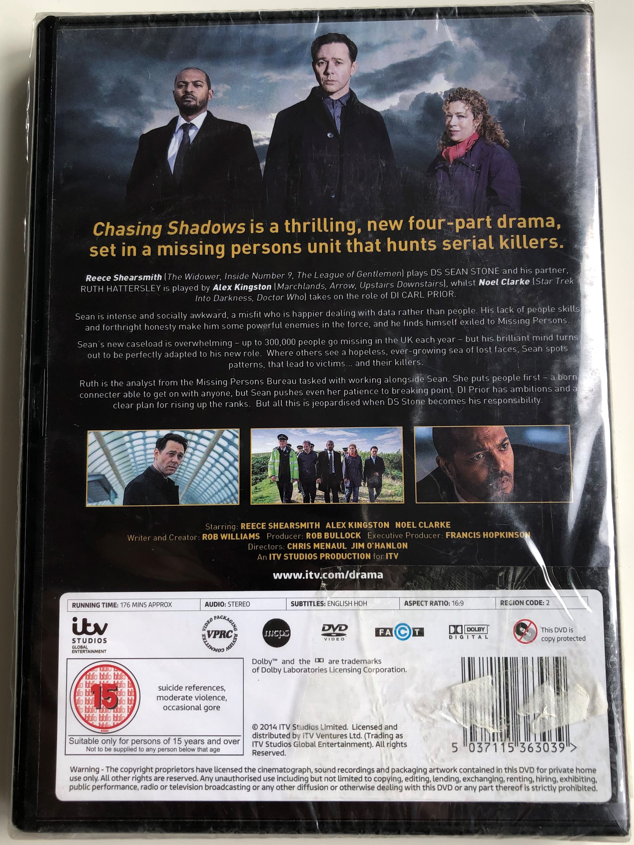 Chasing Shadows DVD 2014 / Directed by Chris Menaul, Jim O'hanlon ...