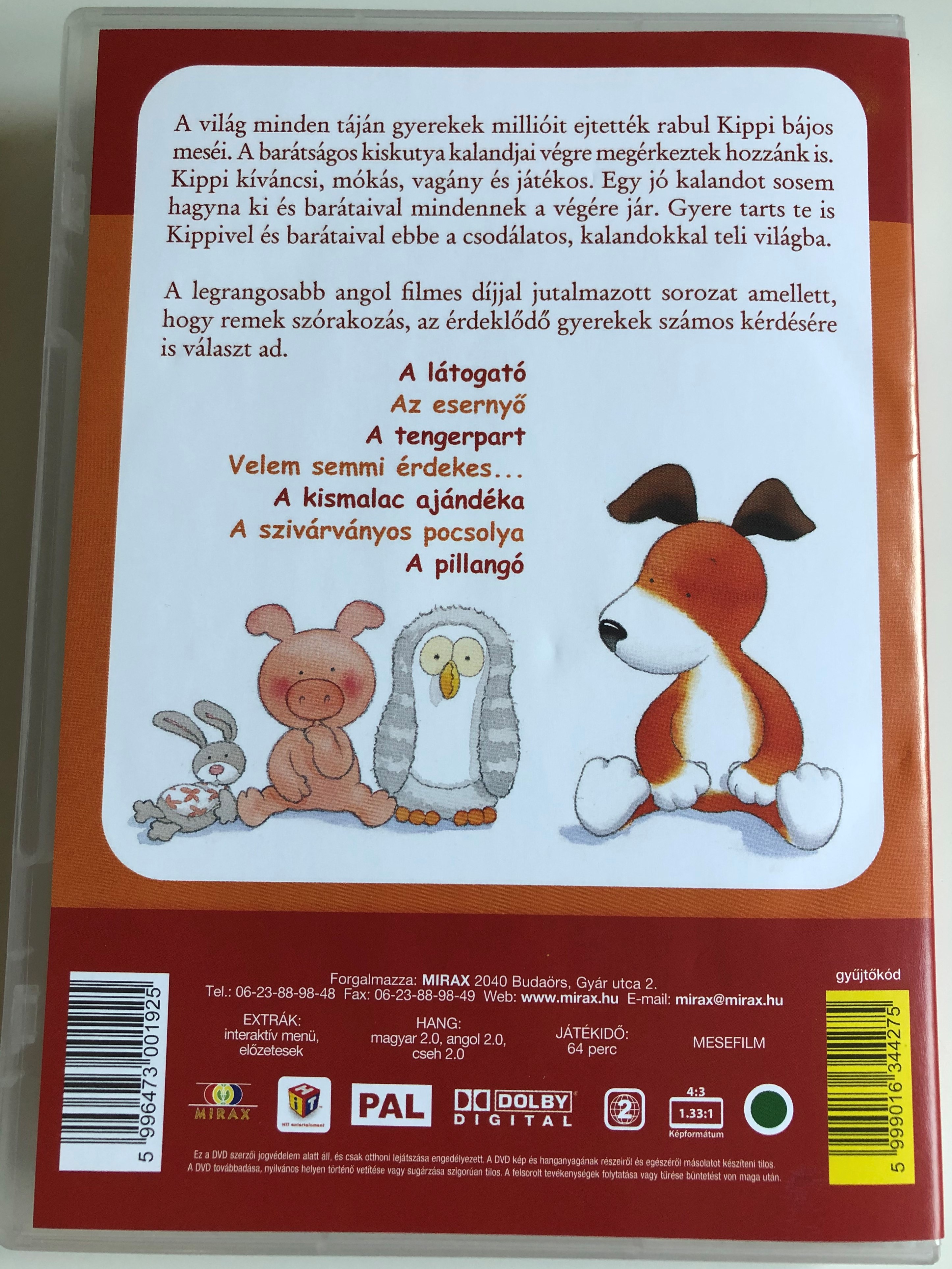 Kipper TV Series 1. DVD | Hungarian & English Audio