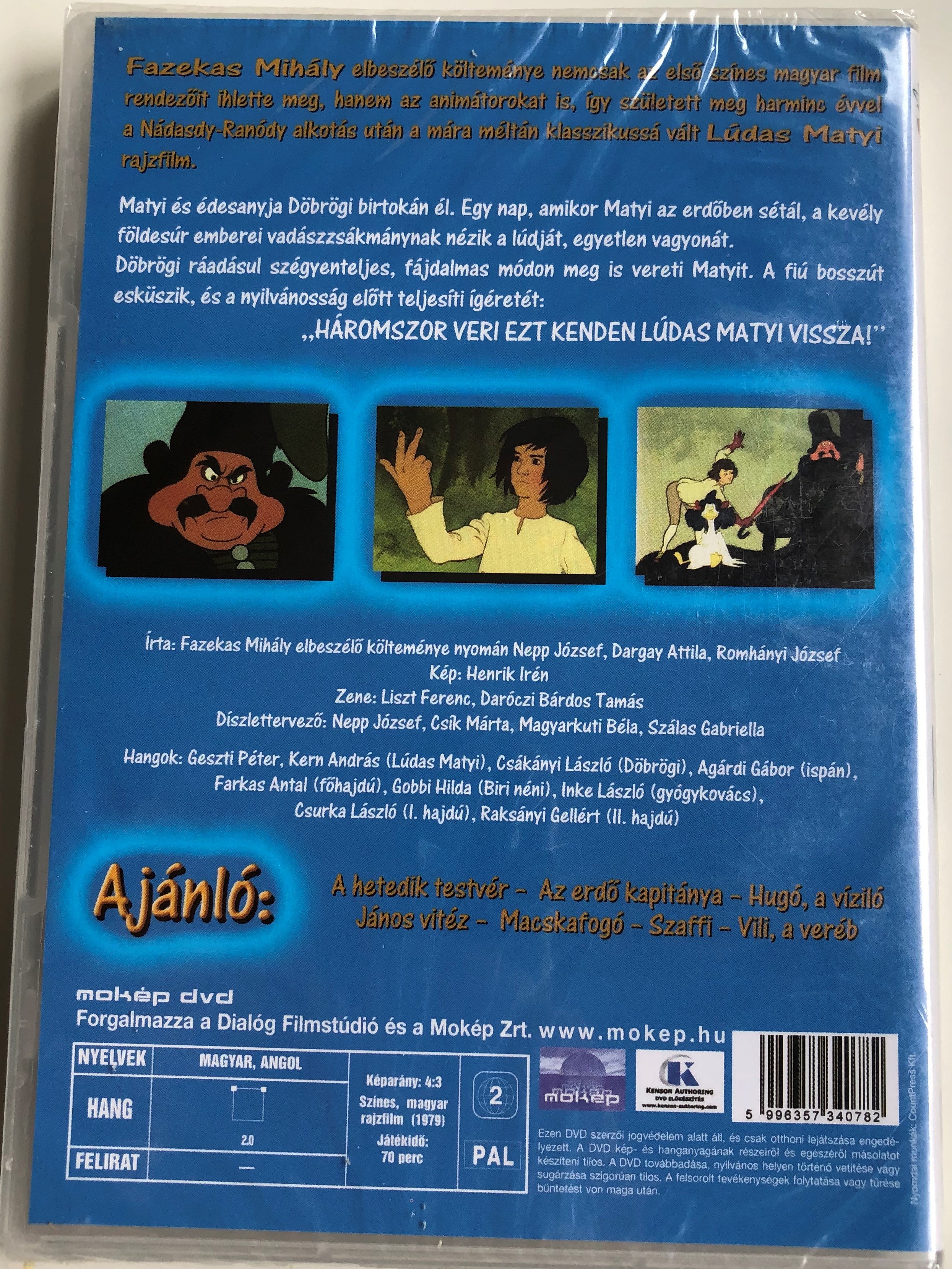 Lúdas Matyi DVD 1977 Mattie The Gooseboy / Directed by Dargay Attila ...