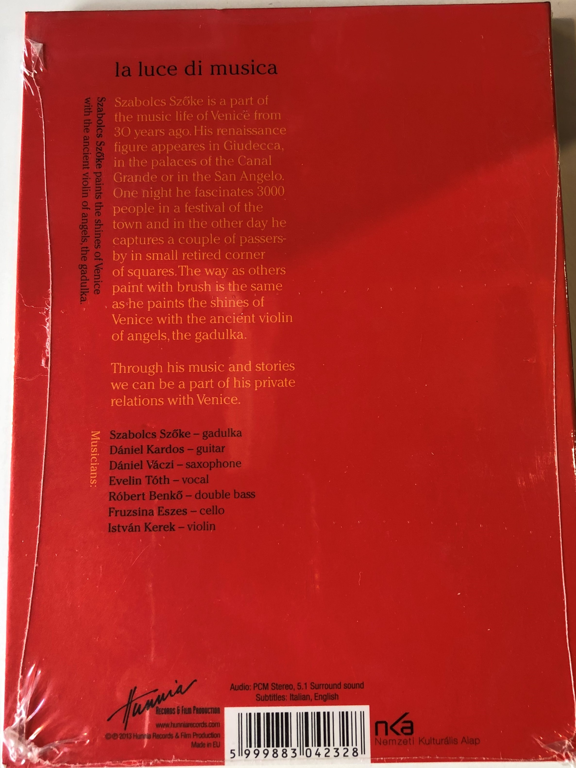 La Luce di Musica DVD 2013 Szőke Szabolcs - Gadulka / Szabolcs szőke ...