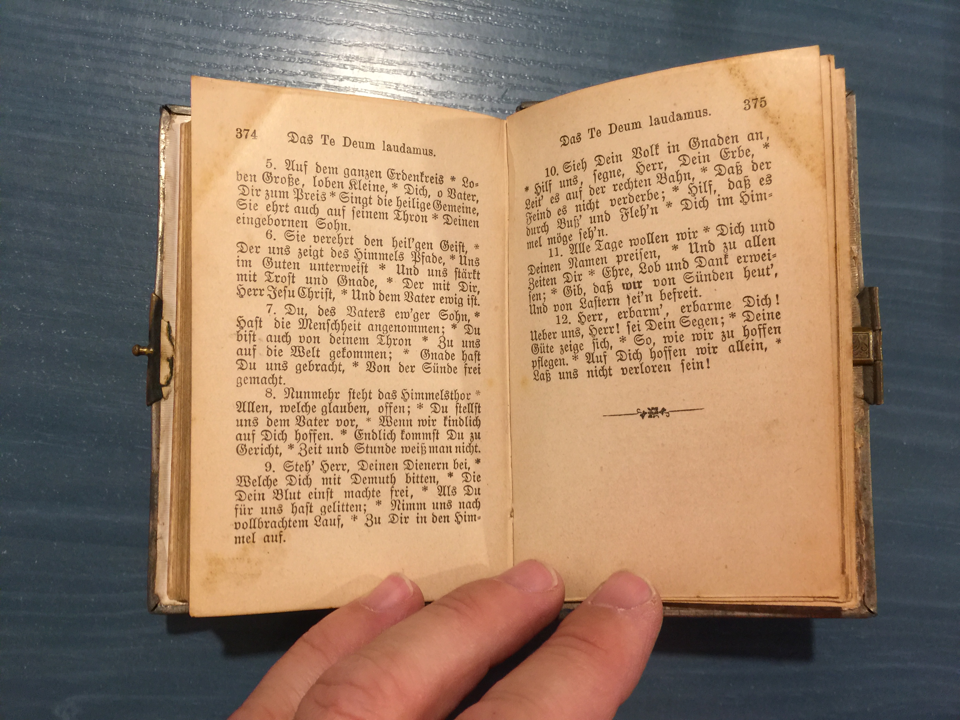 Antique German Catholic Prayer Book