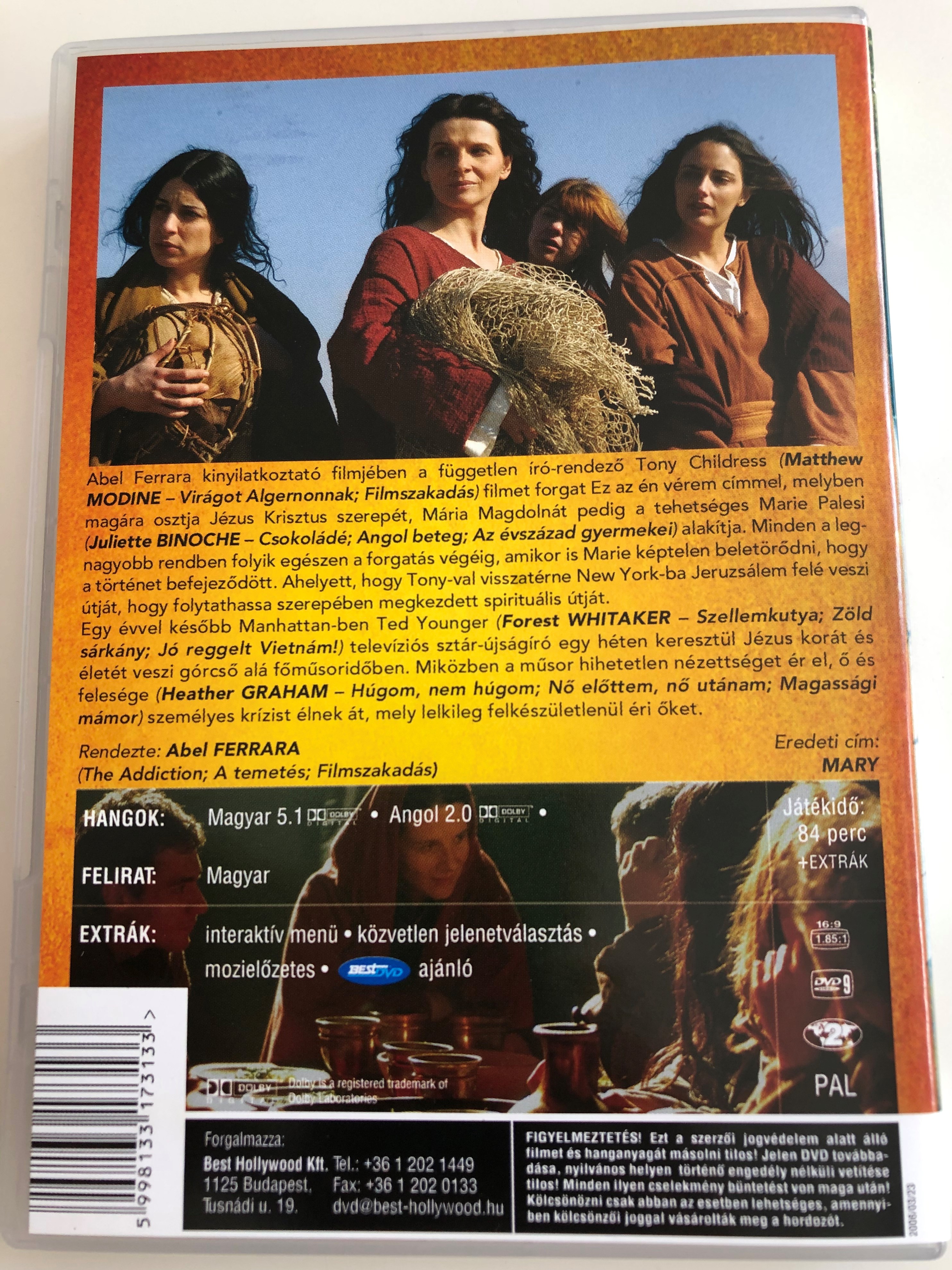 Mary DVD 2005 Mária Magdolna / Directed by Abel Ferrara / Starring ...