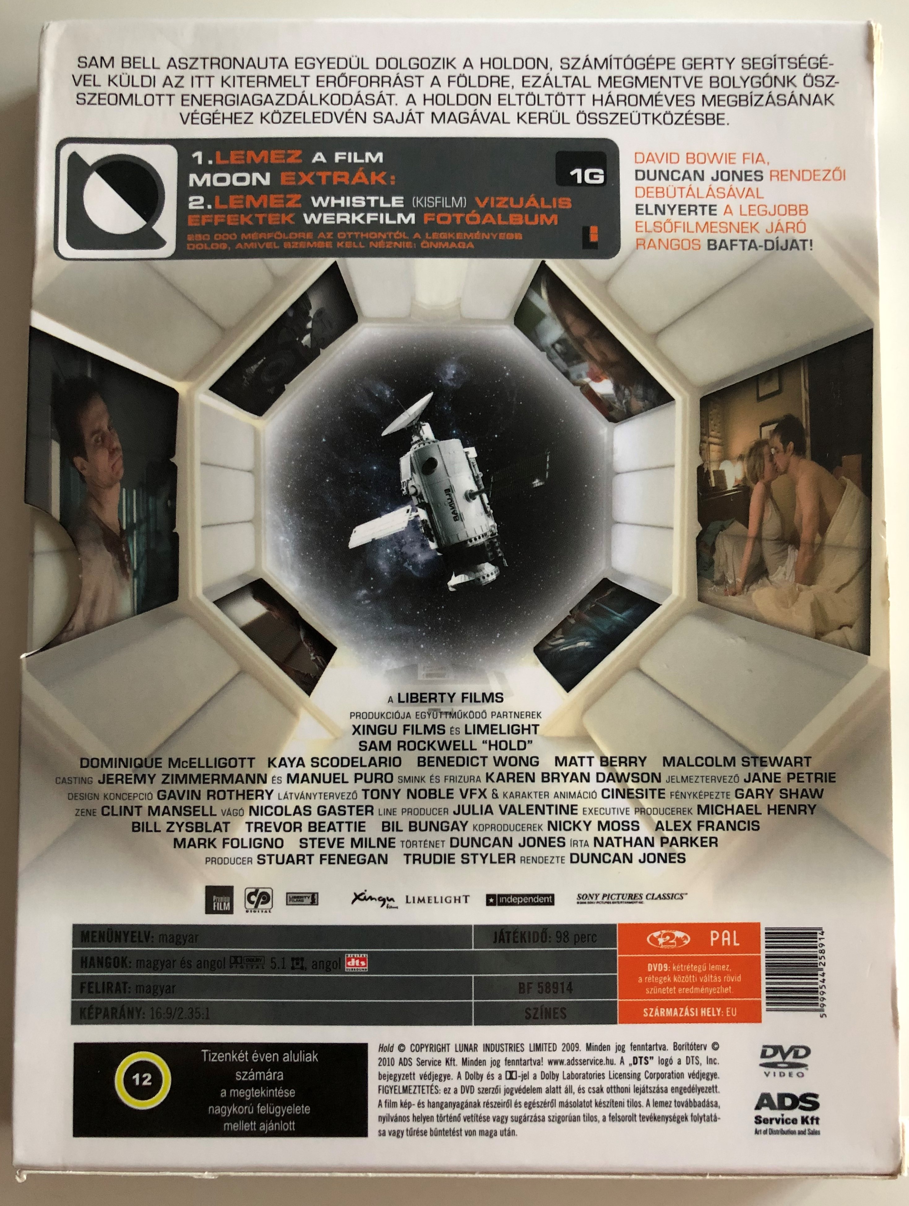 Moon DVD 2009 Hold - 2 Disc Limited edition / Directed by Duncan Jones ...