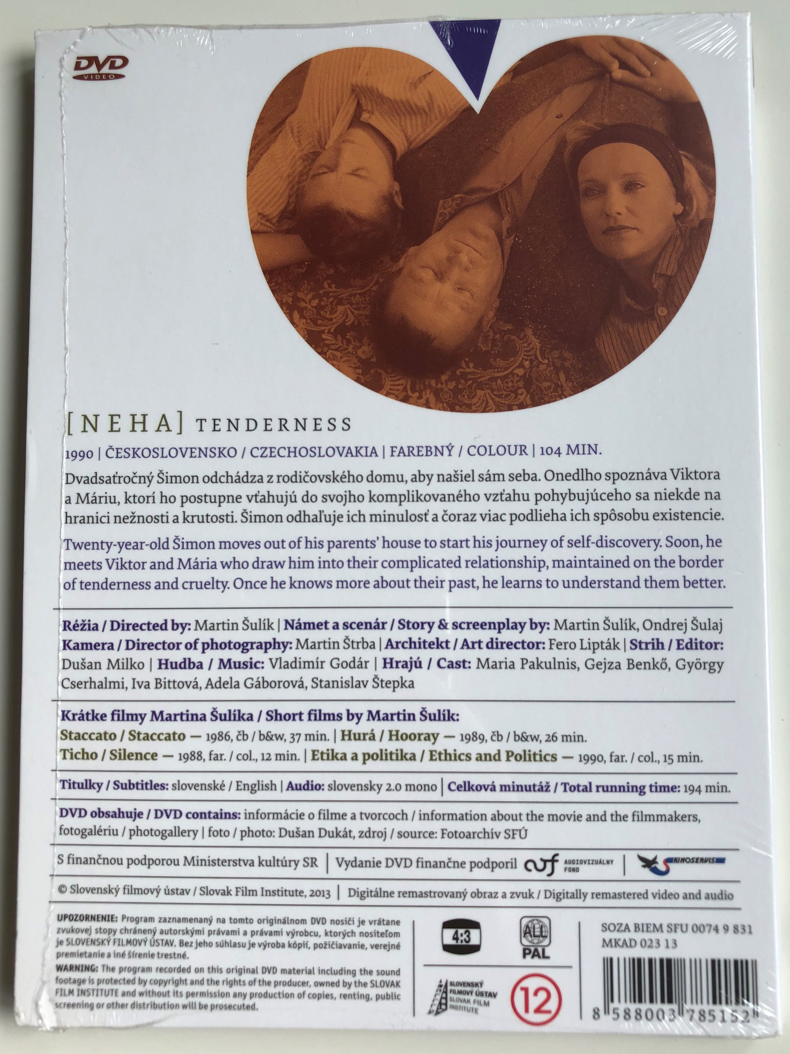Neha DVD 1990 Tenderness / Directed by Martin Šulik / Starring: Maria ...