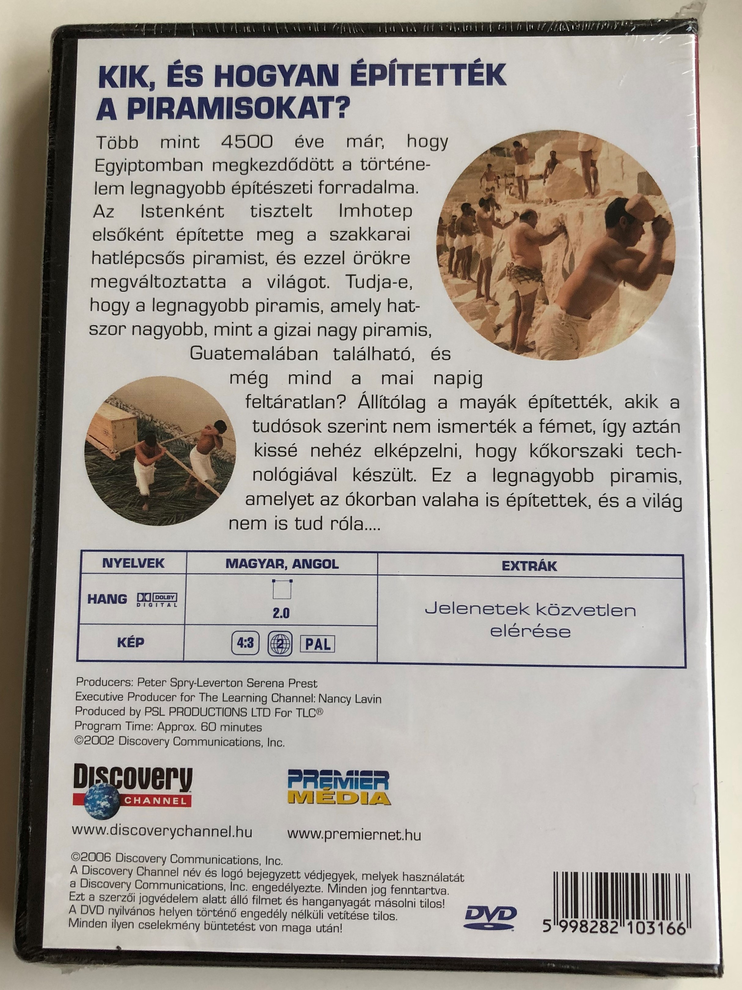 Pyramids, Mummies & Tombs: The Pyramid Builders DVD 2002 Kik és hogyan ...