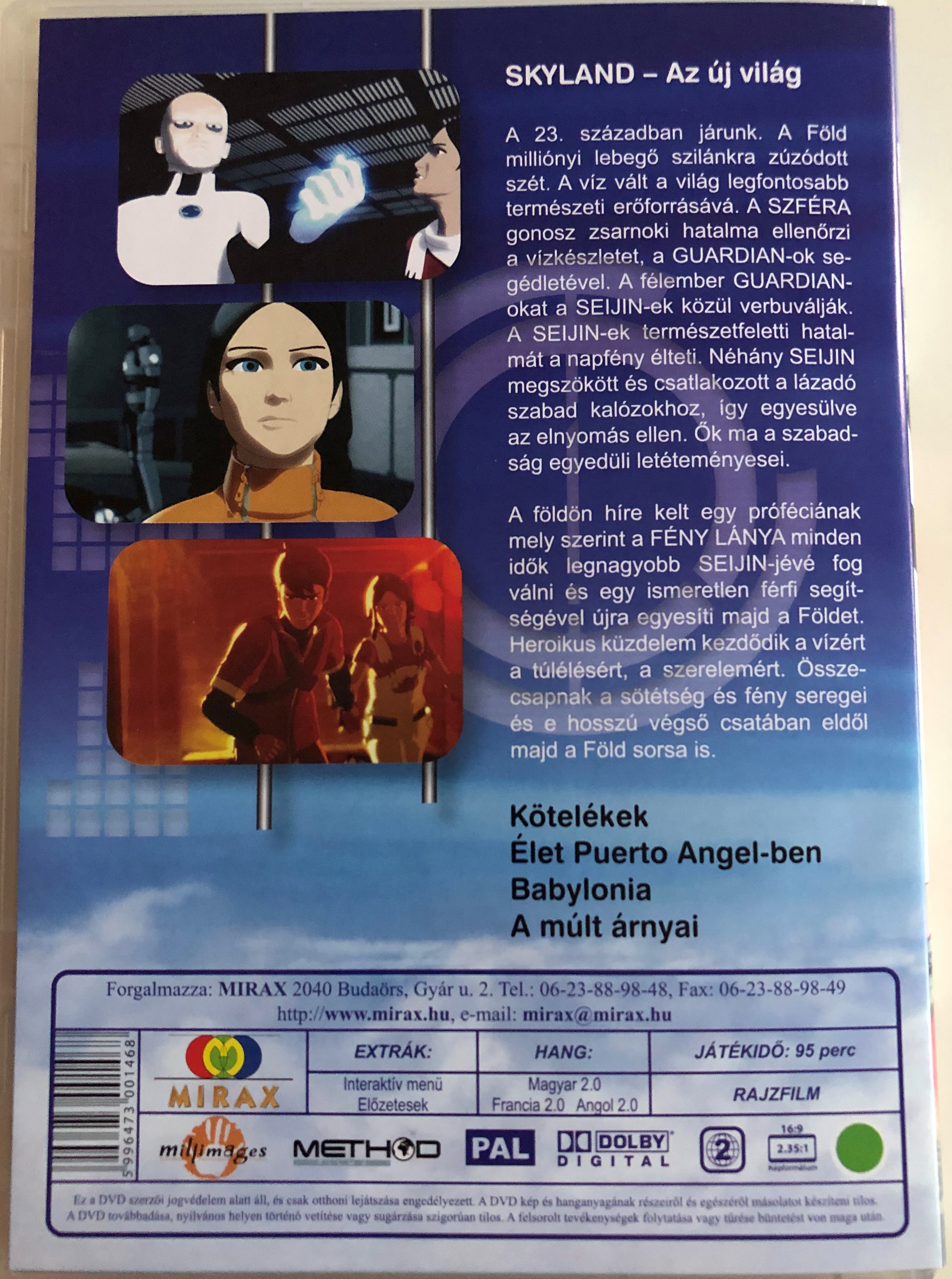 Skyland - Le Nouveau Monde Disc 3 DVD 2005 Skyland - az új világ DVD 3 ...