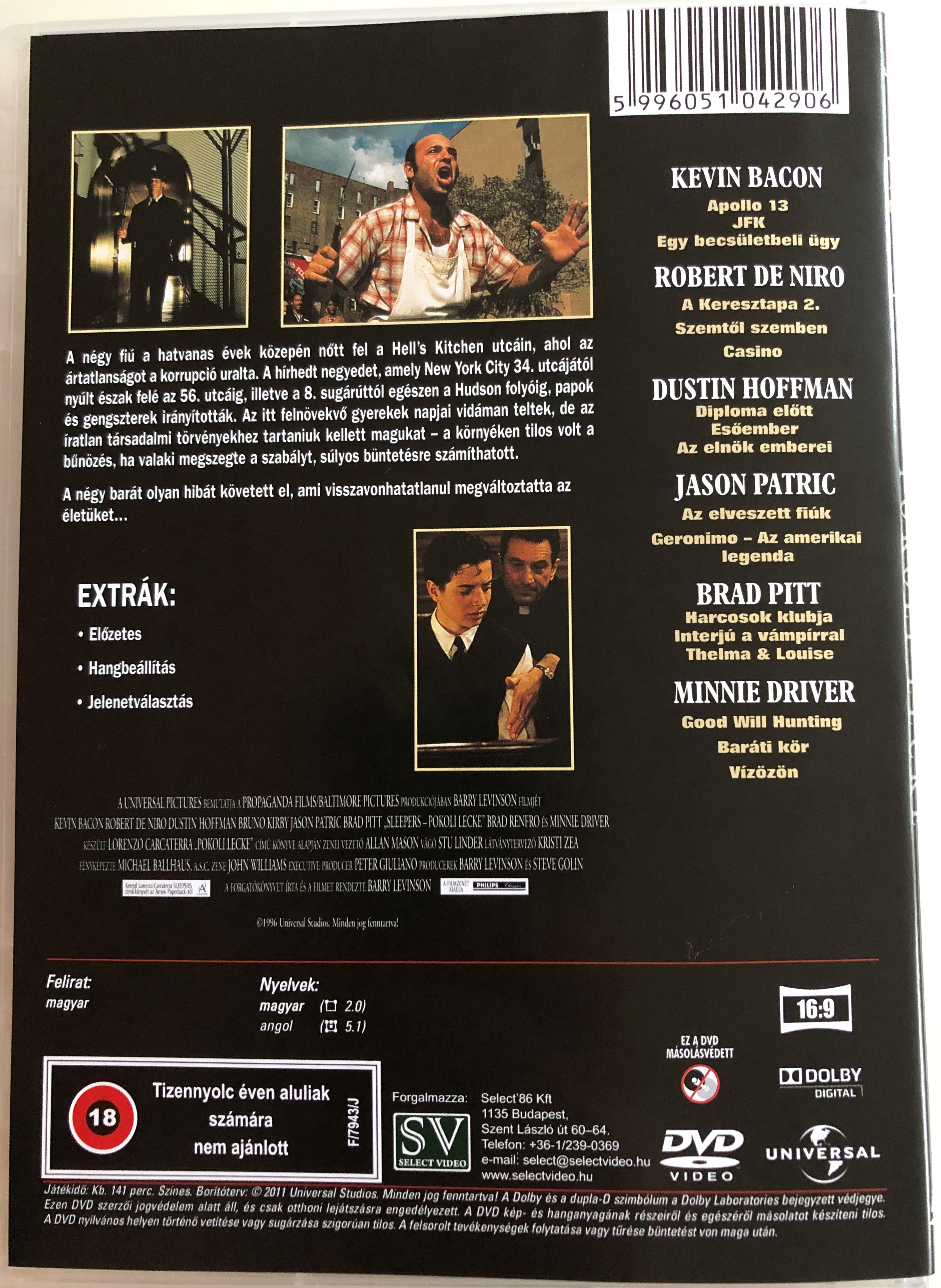 Sleepers (1996) - Pokoli lecke | Legal Crime Drama DVD