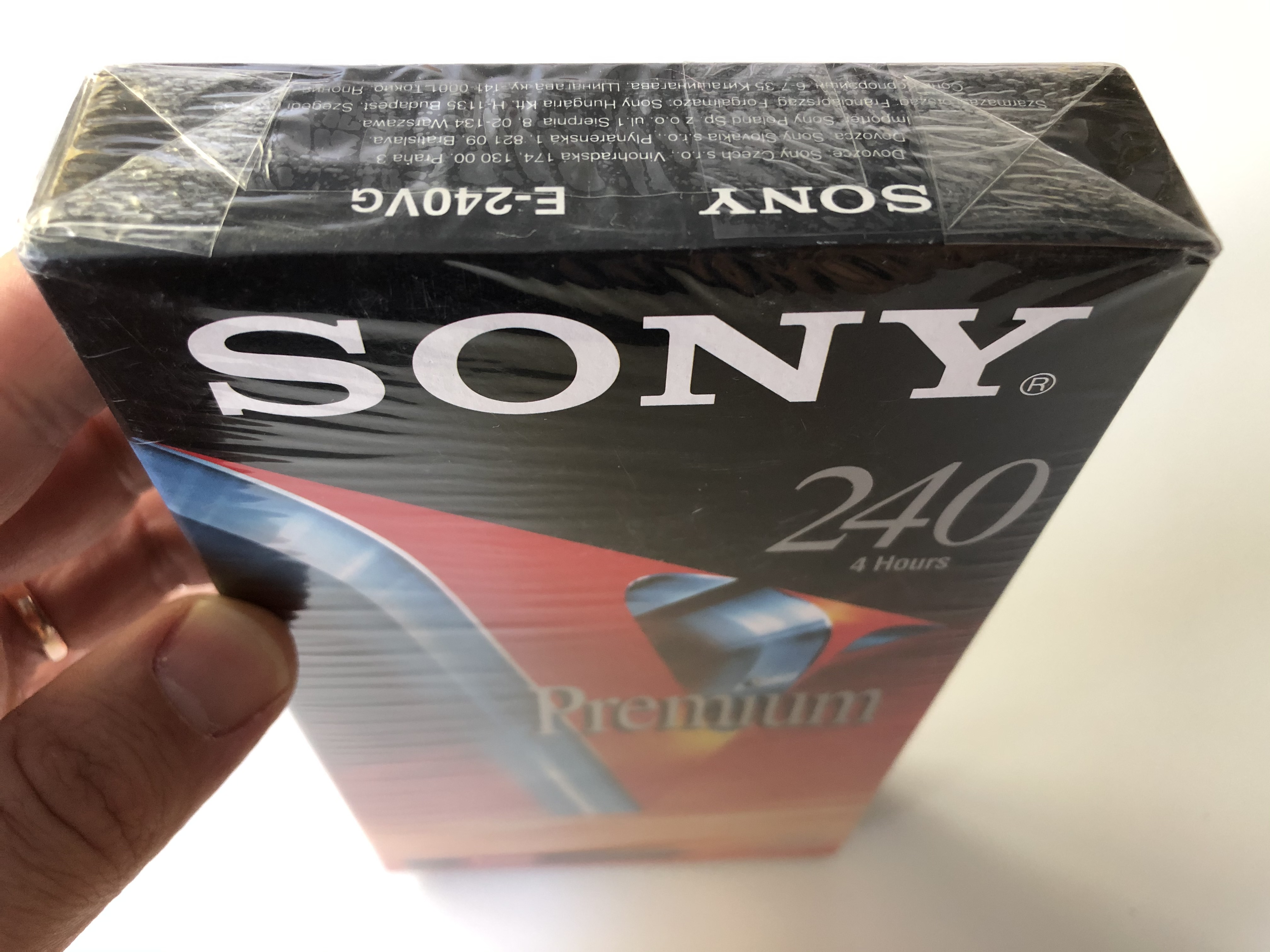 Sony V Premium VHS / 240 - 4 Hours / Blank Premium VHS casette ...