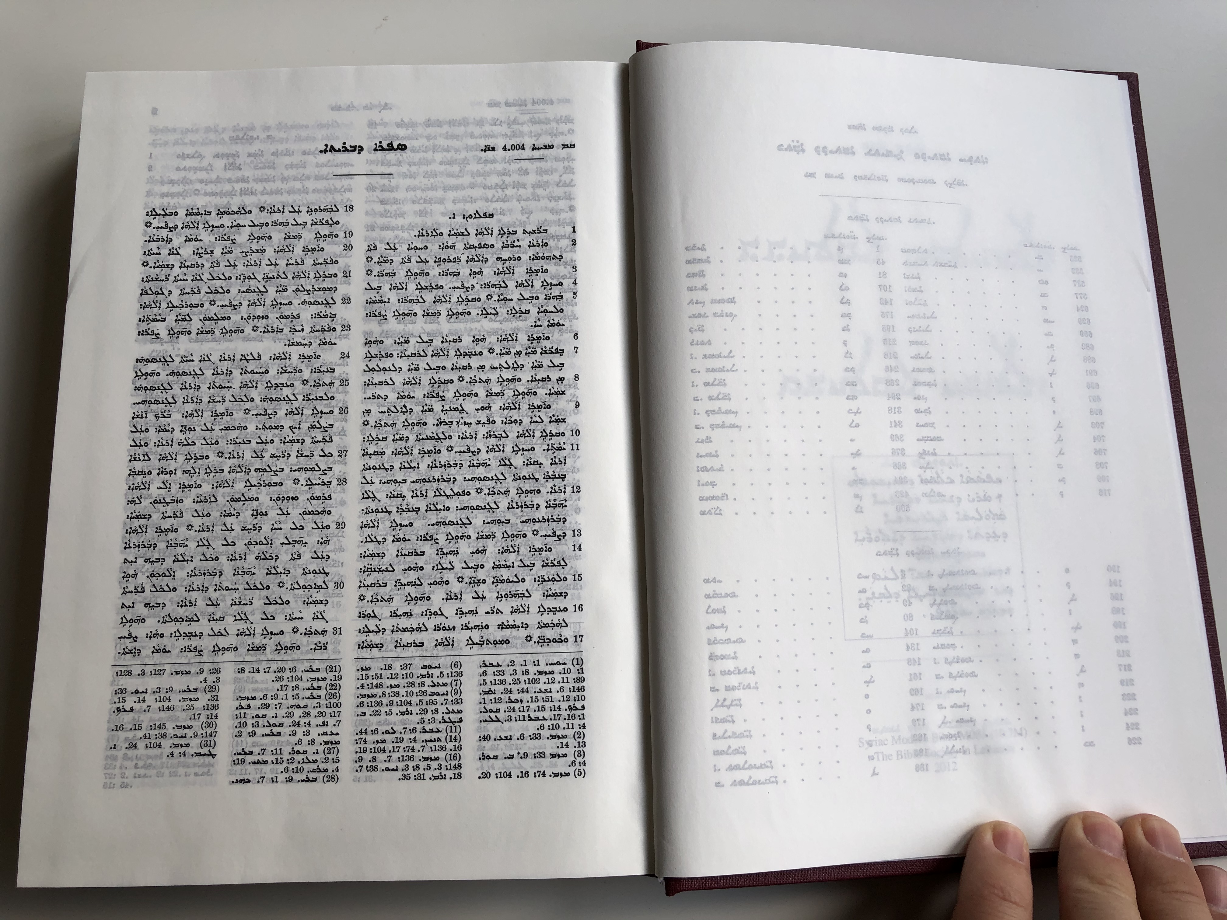Syriac Bible M083 Modern Syriac Language