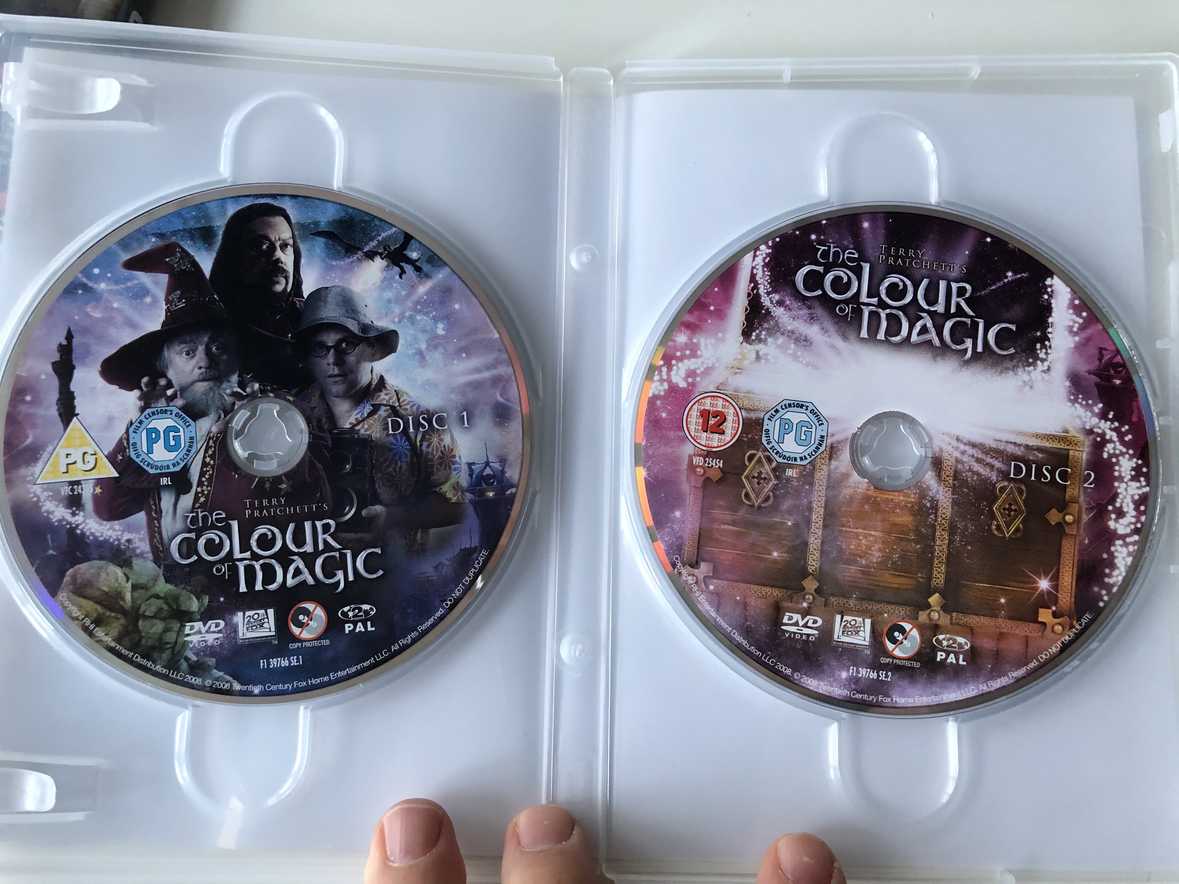 Terry Pratchett's The Colour of Magic DVD 2008 A spellbinding Adventure ...