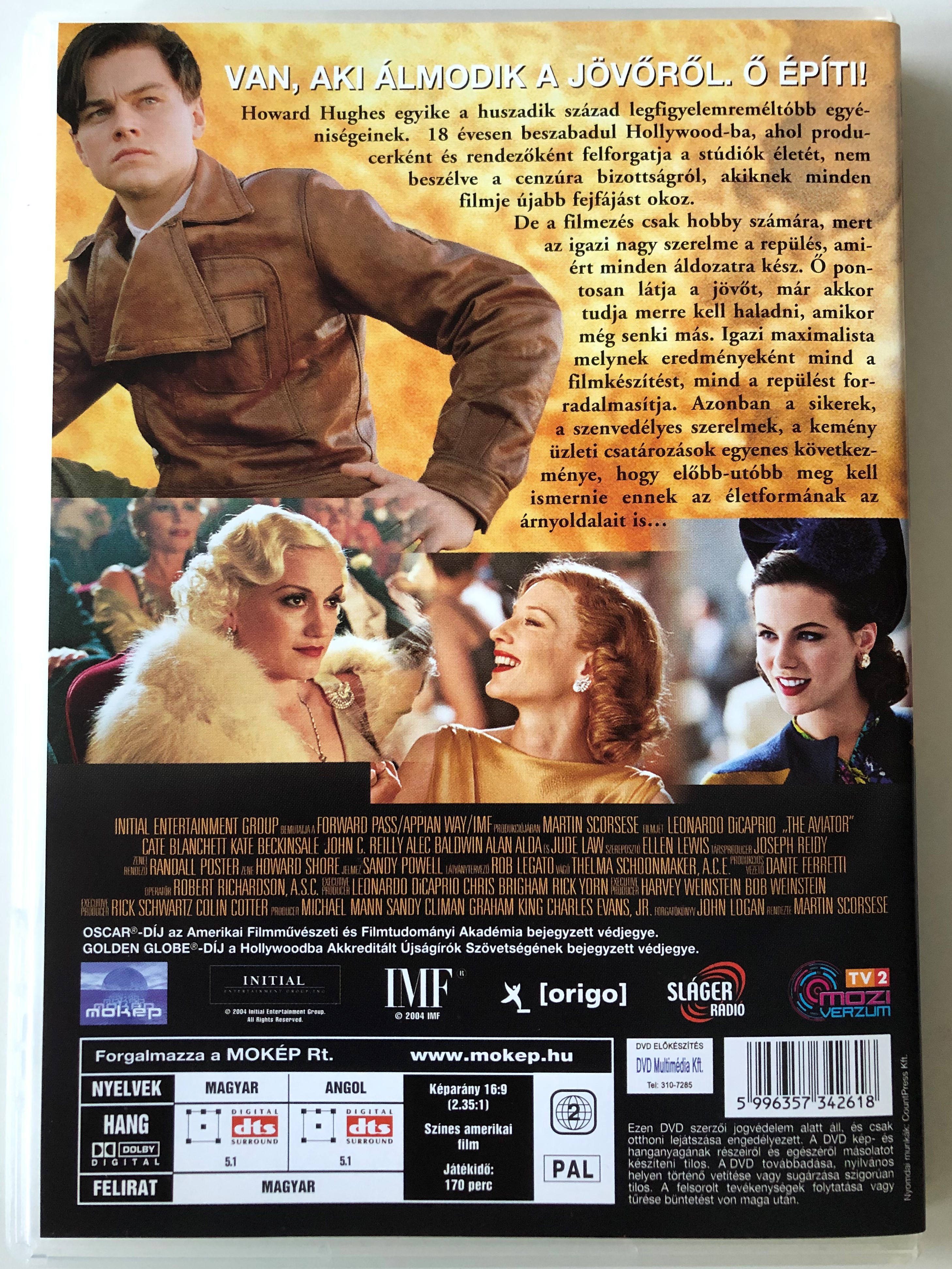 The Aviator (2004) DVD | Hungarian Edition