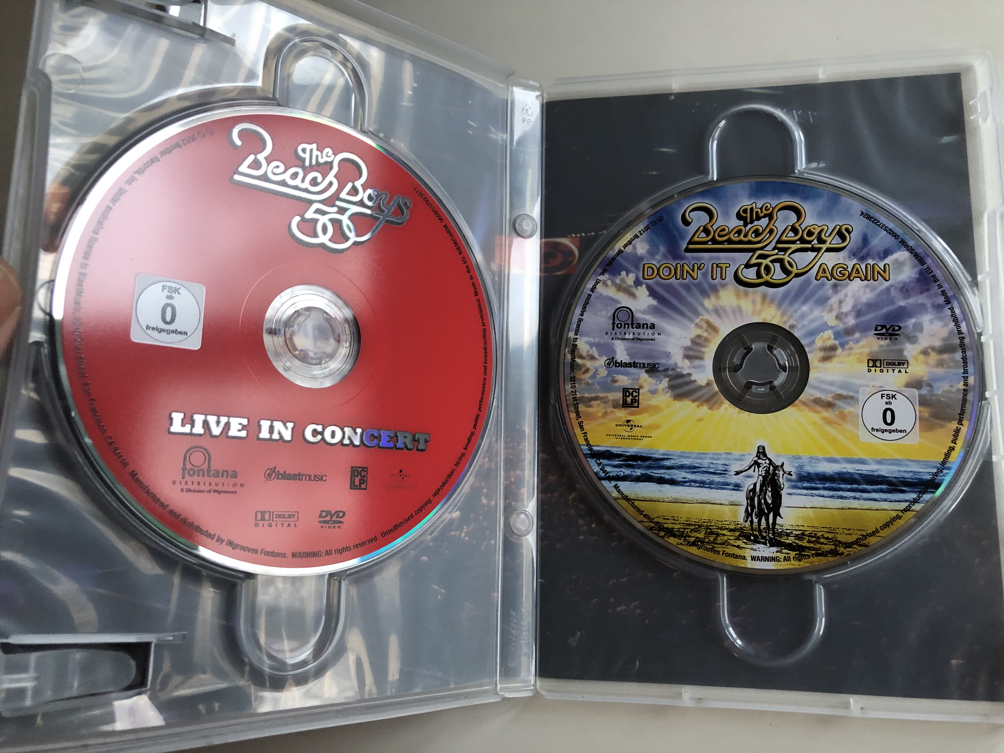 The Beach boys 50 2DVD 2012 Live in concert, Doin' it again / 50th ...