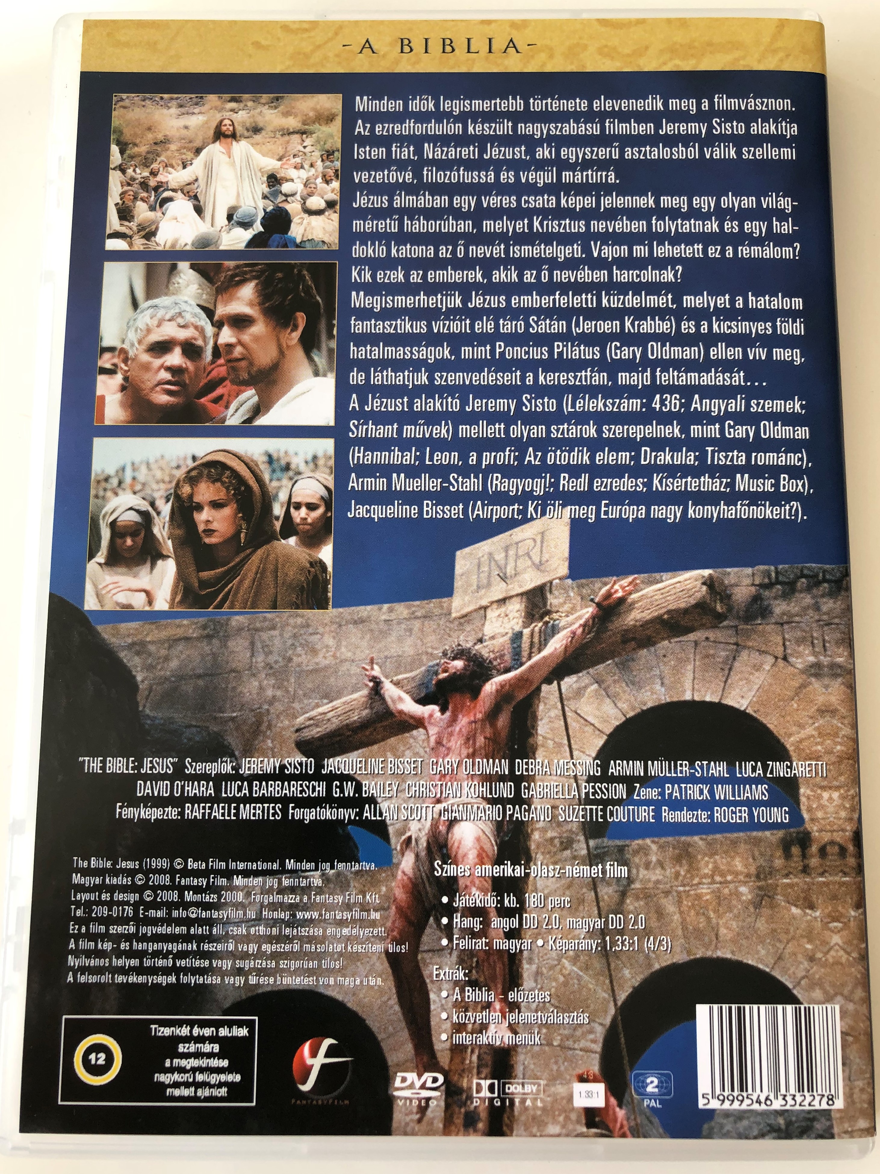 The Bible: Jesus DVD 1999 A Bibla: Jézus / Directed by Roger Young ...