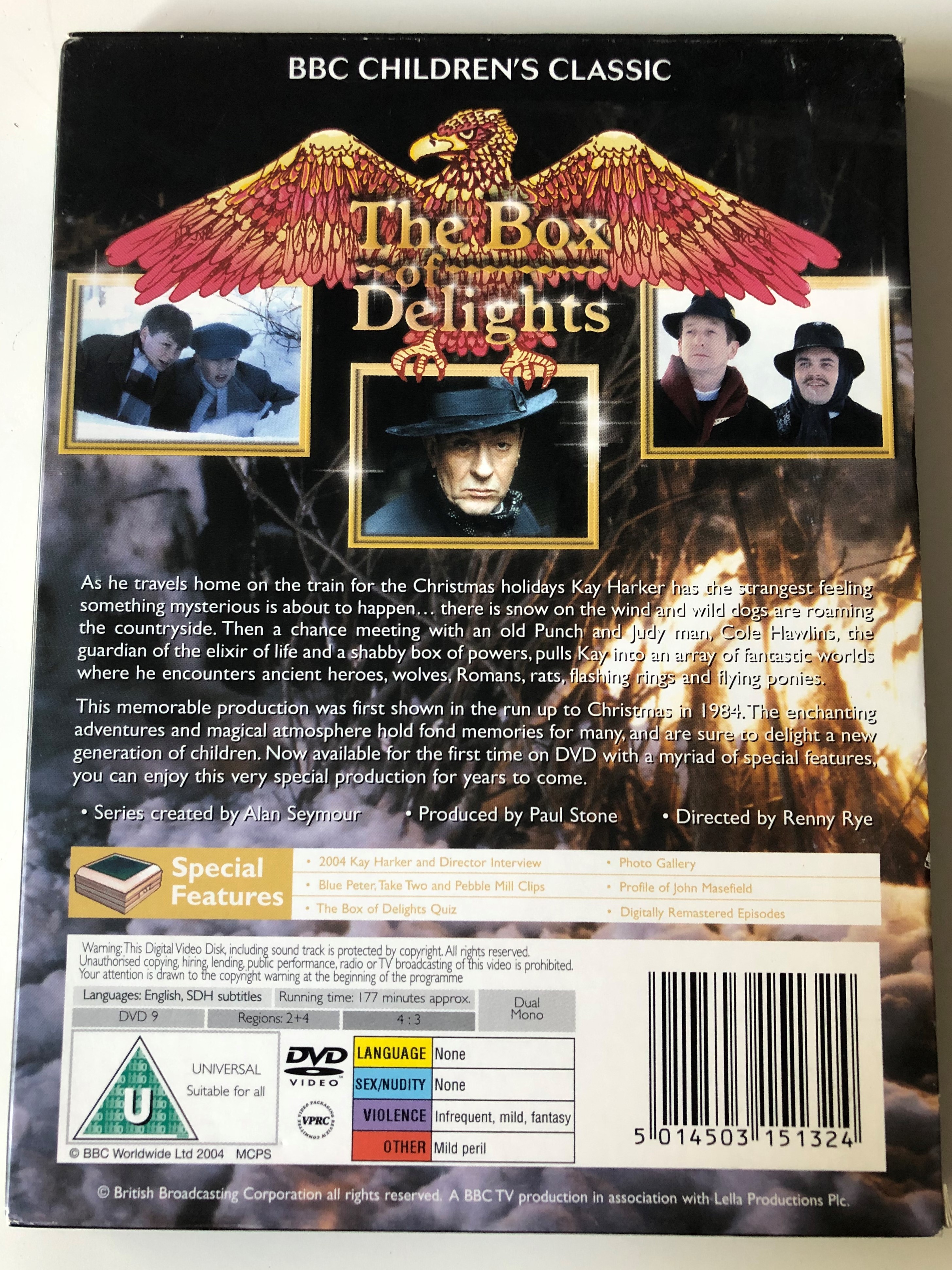The Box of Delights DVD 1984 BBC TV mini Series / Directed by Renny Rye ...