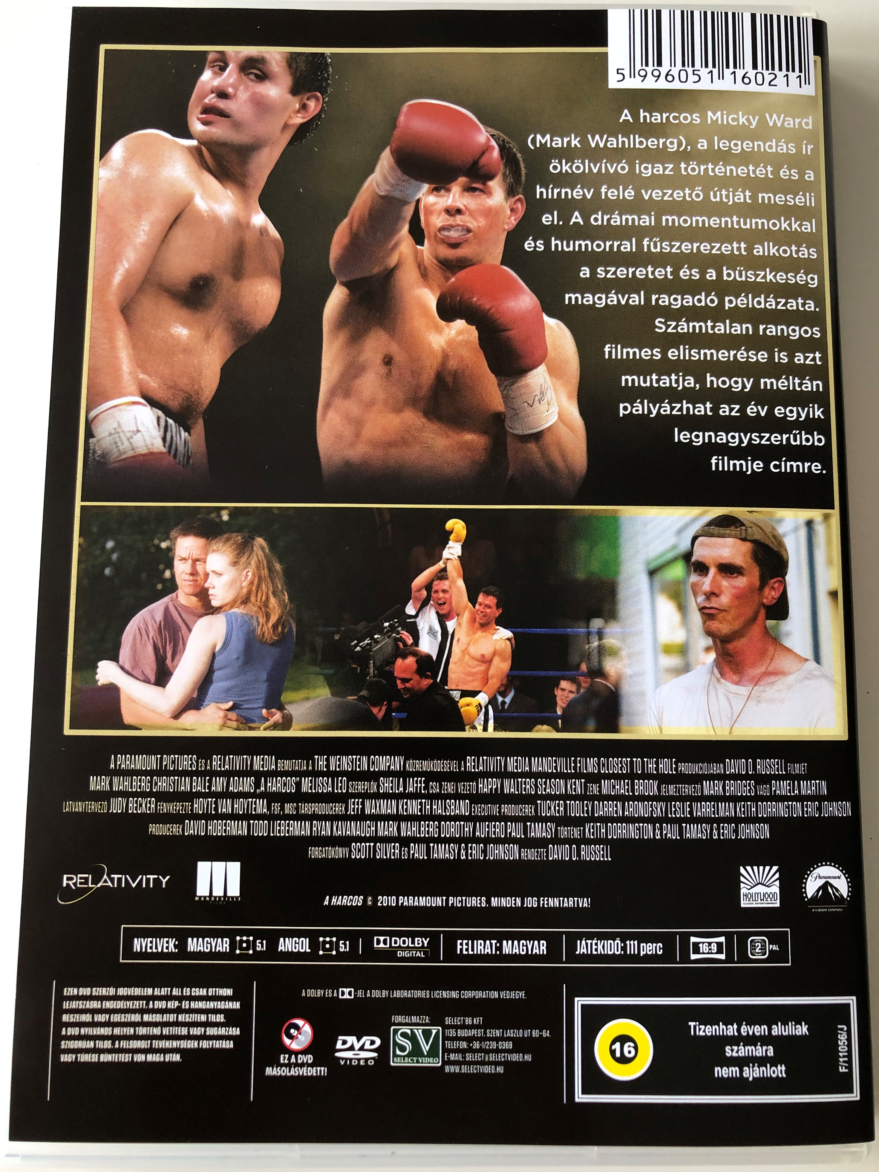 The Fighter DVD 2010 A harcos / Directed by David O. Russel / Starring ...