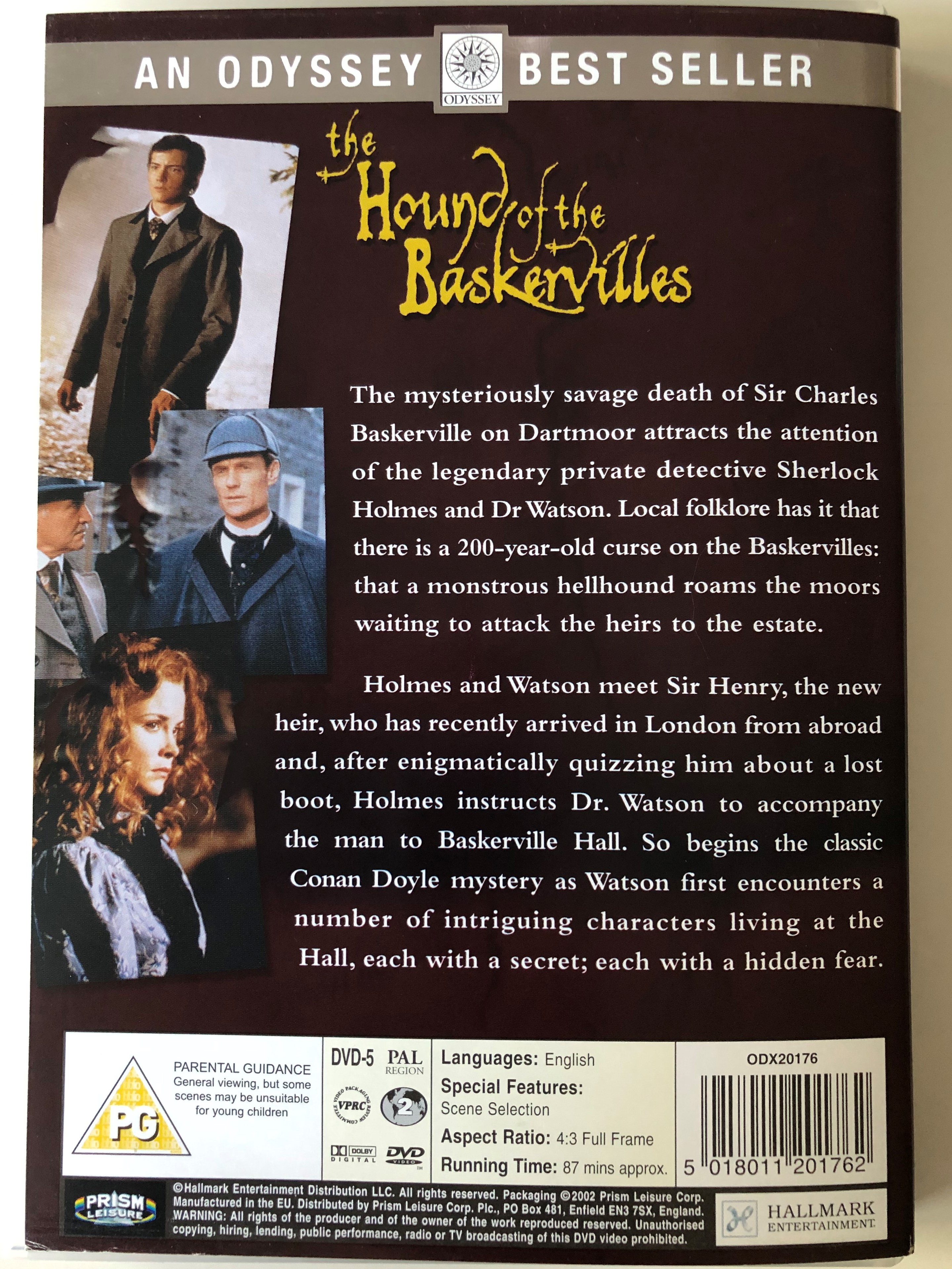 The Hound of the Baskervilles DVD 2000 / Directed by Rodney Gibbons ...