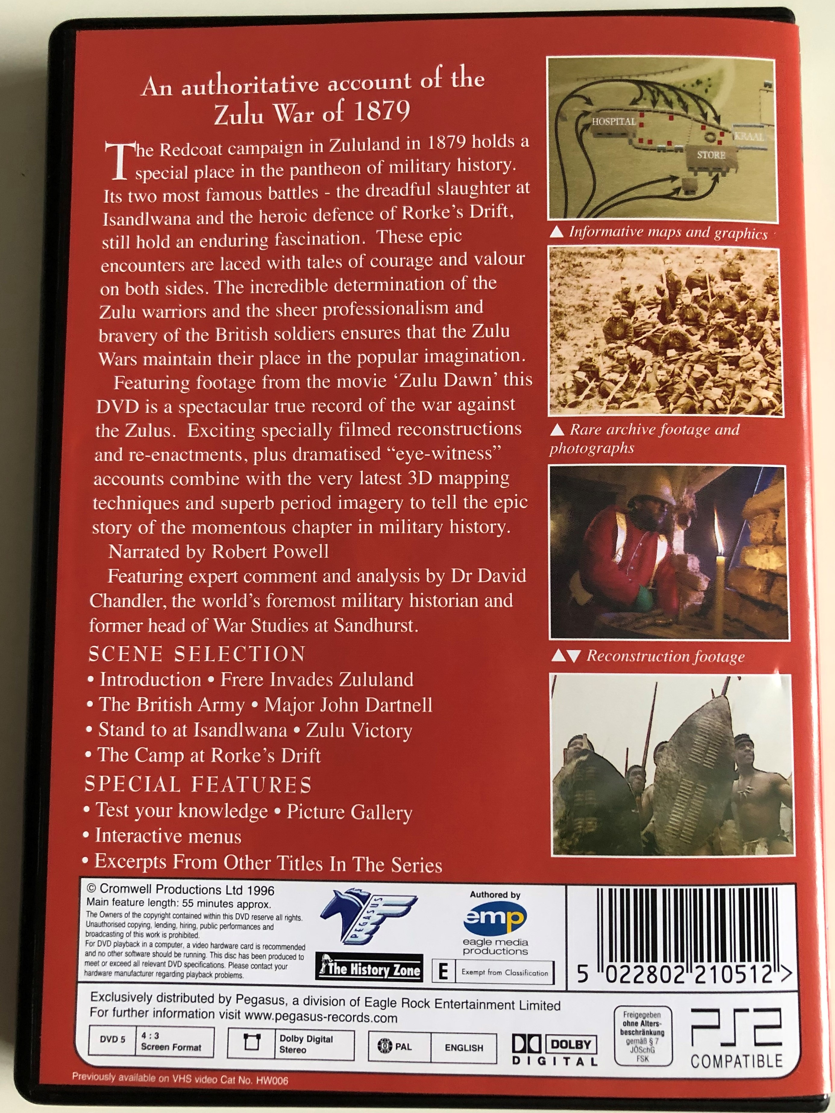 The Zulu Wars 1879 - The History of Warfare DVD 1996 / Cromwell ...