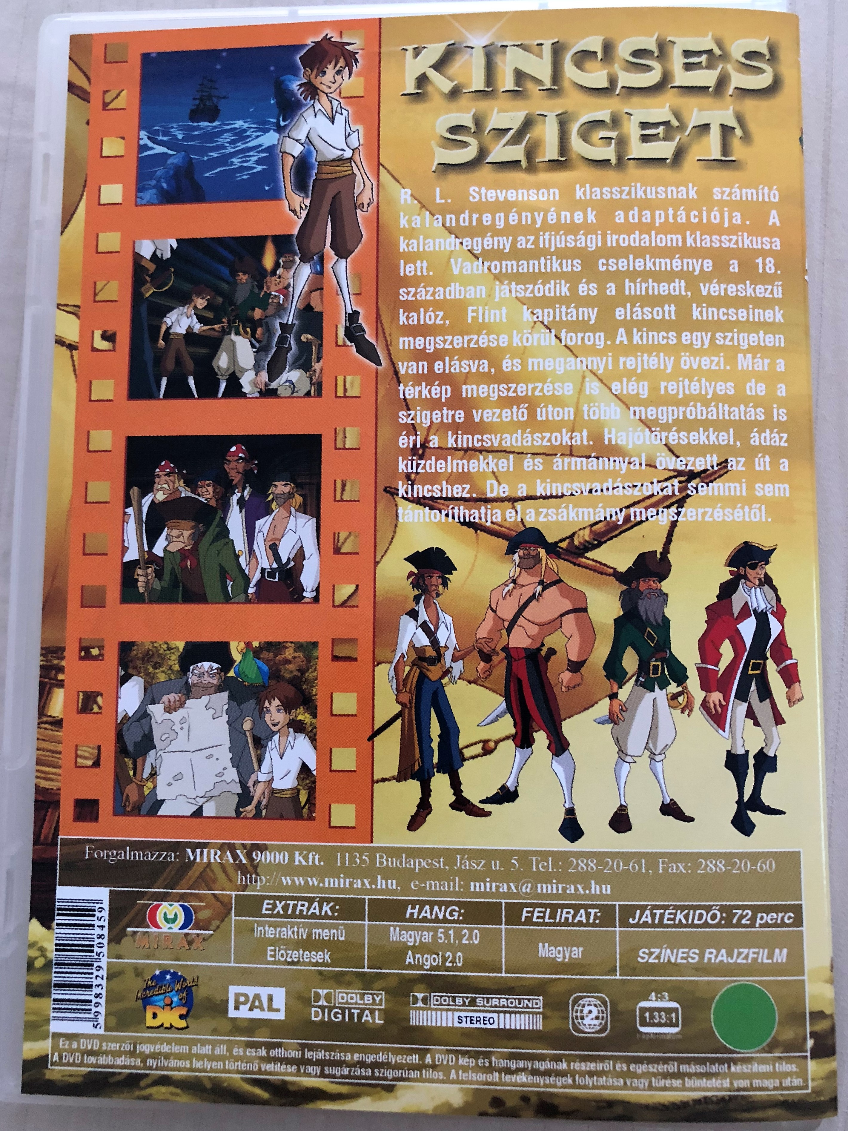 Treasure Island - Animated Adventure DVD