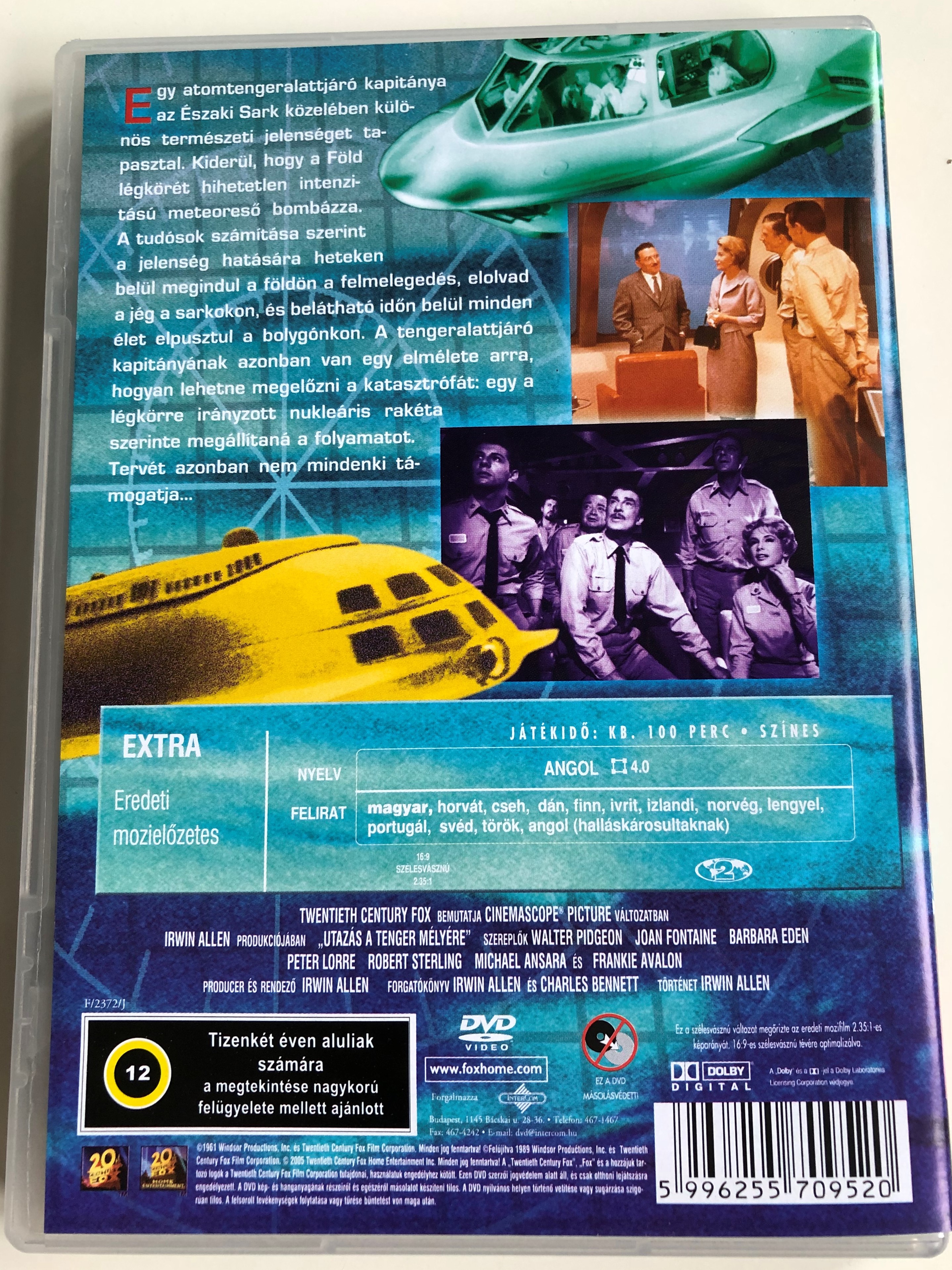 Voyage to the Bottom of the Sea DVD 1961 Utazás a tenger mélyére ...