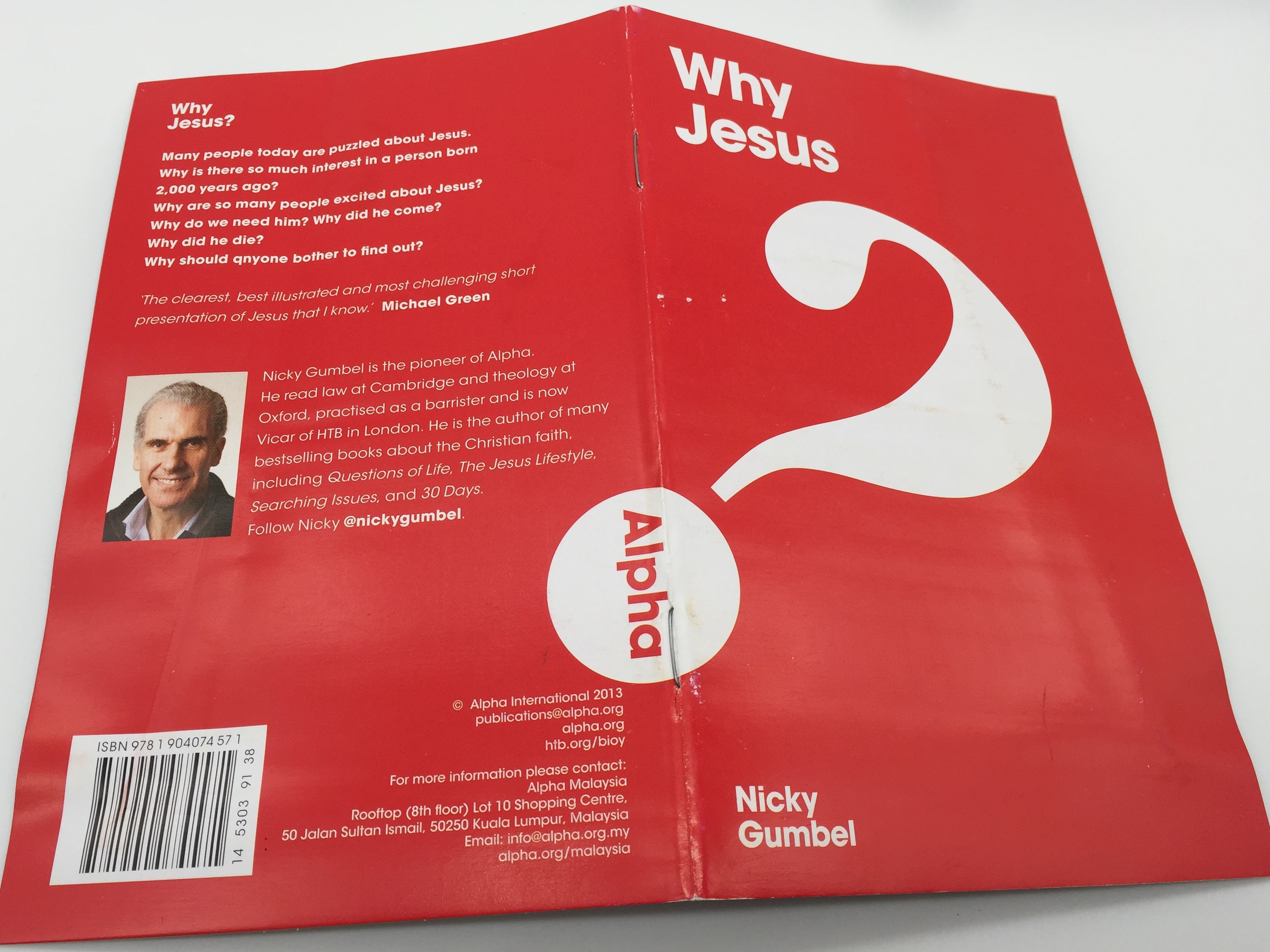 Why Jesus by Nicky Gumbel – Evangelistic Booklet