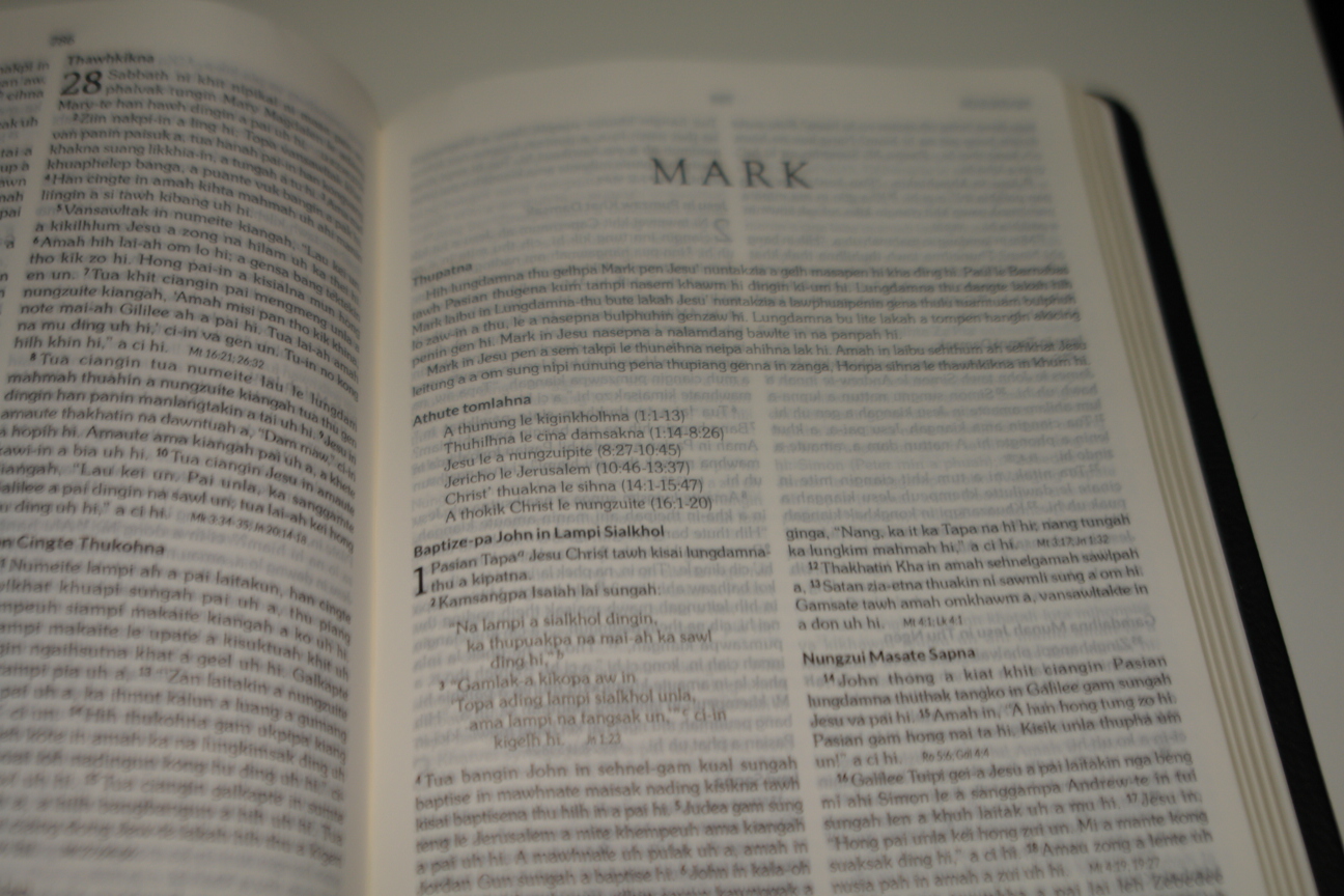 New Language arrival! Beautiful binding and print. Zokam Language Bible ...