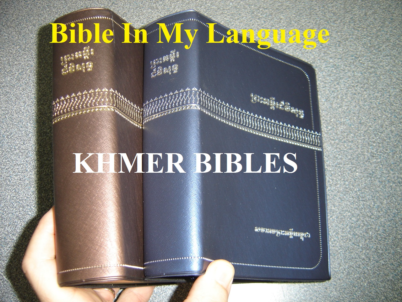 Khmer language Bibles in larege variety from Bible In My Language. Here ...