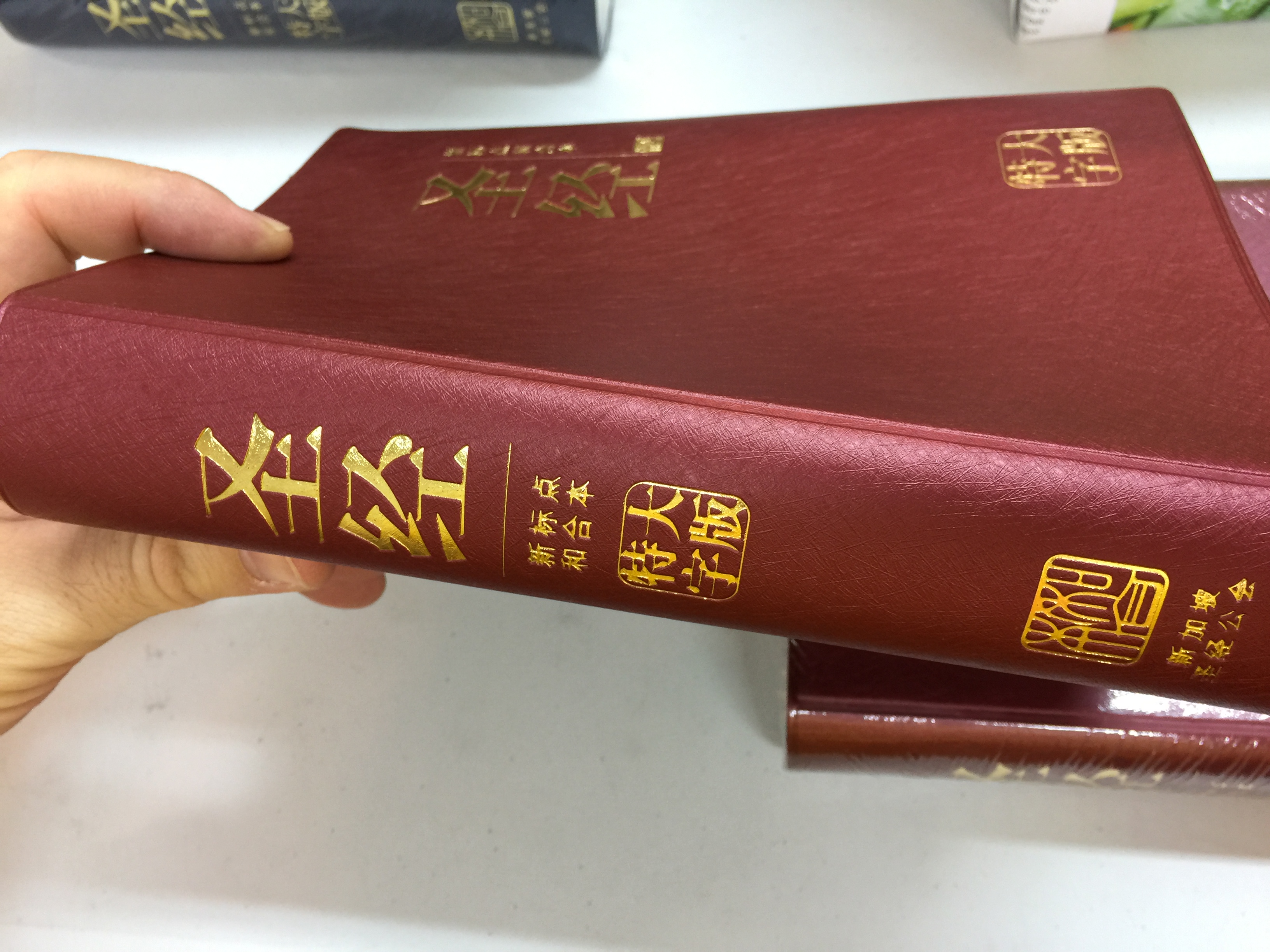 YES WE HAVE STOCK Giant Print Chinese BIBLE 4 diffent colors: Chinese ...