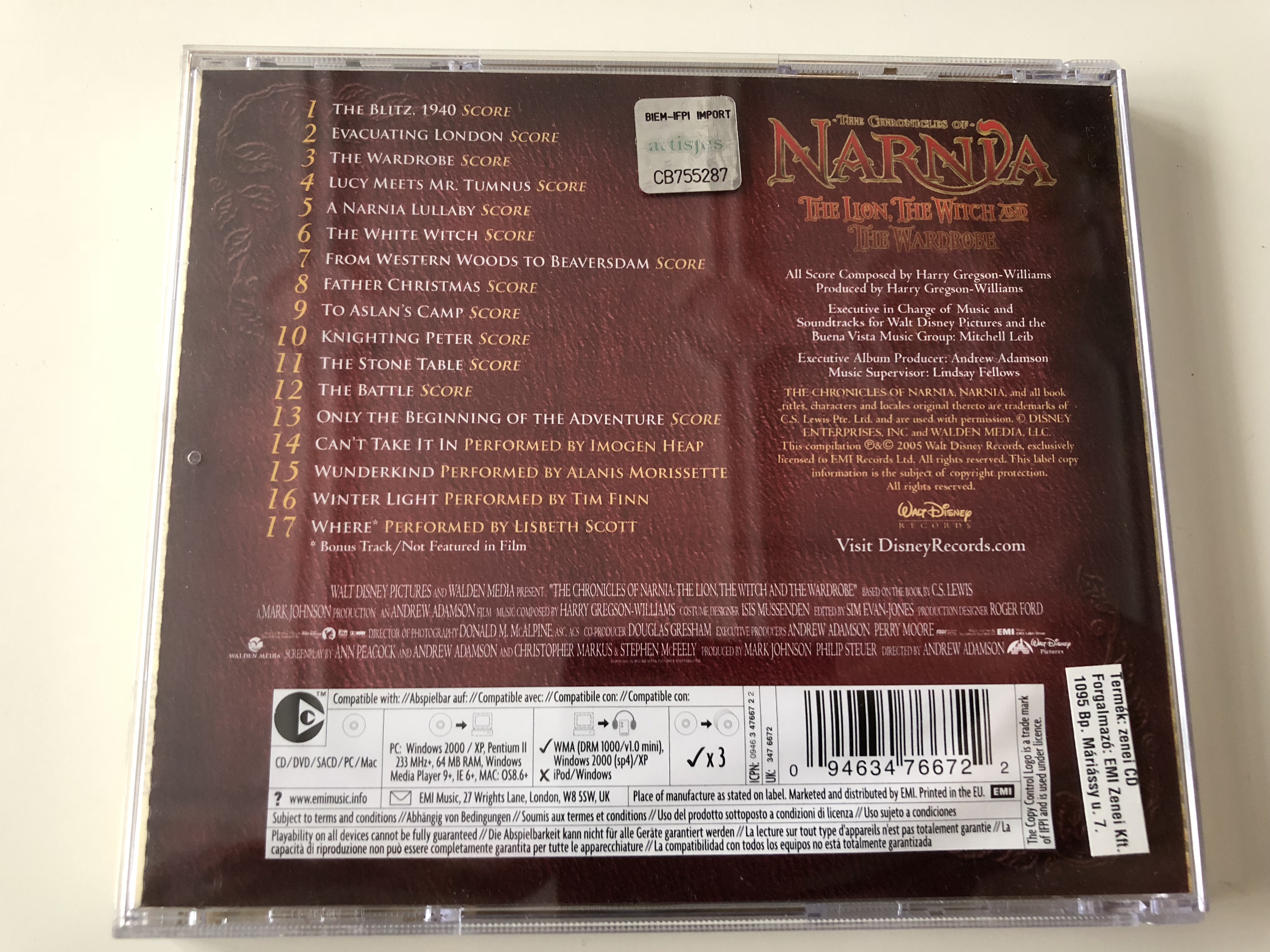 The Chronicles of Narnia: The Lion, The Witch and the Wardrobe Original ...