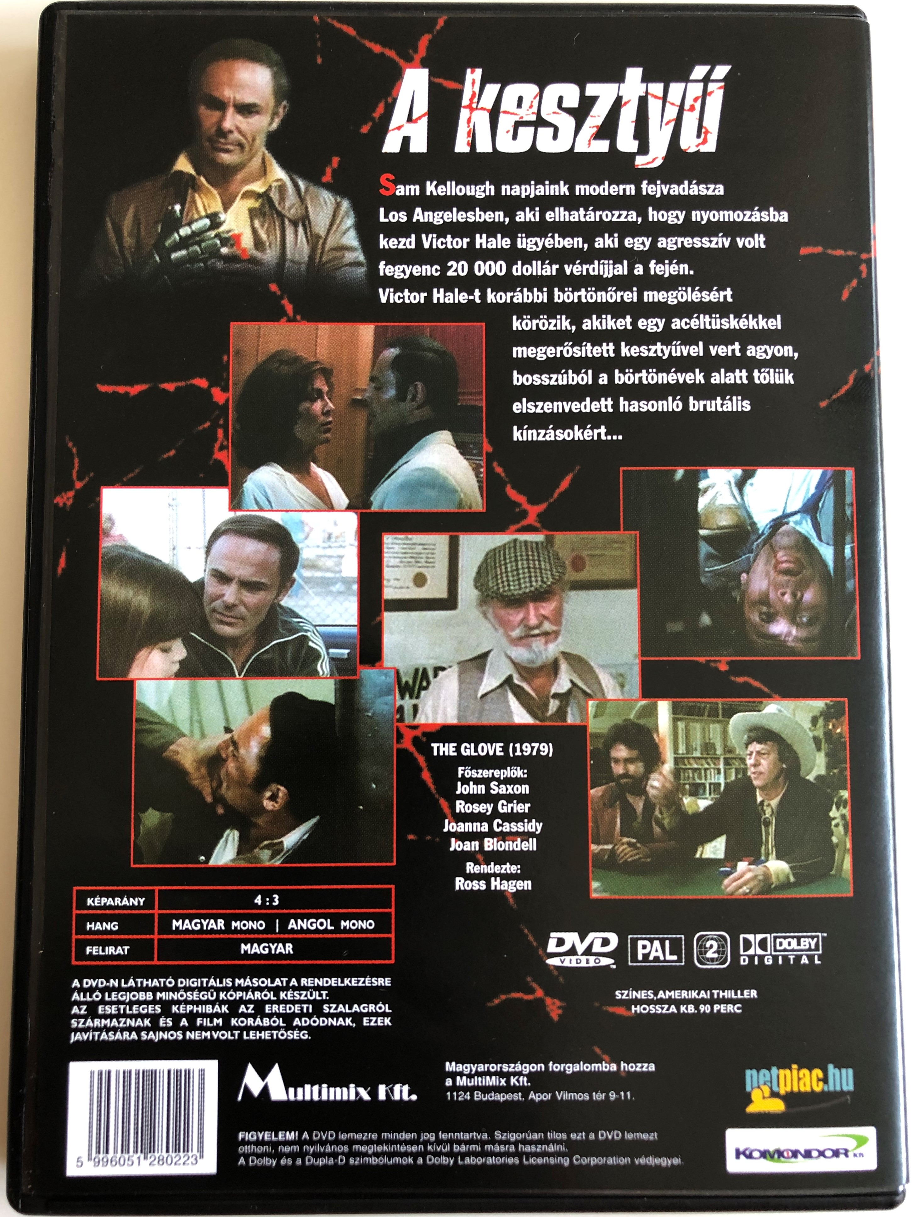 The Glove DVD 1979 A Kesztyű / Directed by Ross Hagen / Starring: John ...