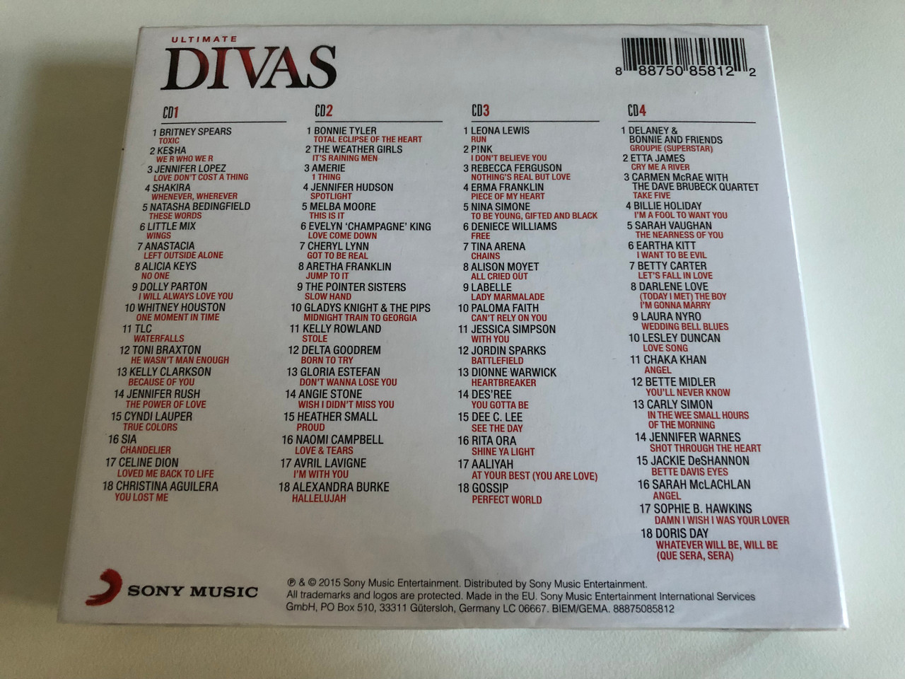 Ultimate Divas - 4CDs Of The Greatest Female Voices / Featuring ... Ultimate Divas - 4CDs Of The Greatest Female Voices / Featuring ...