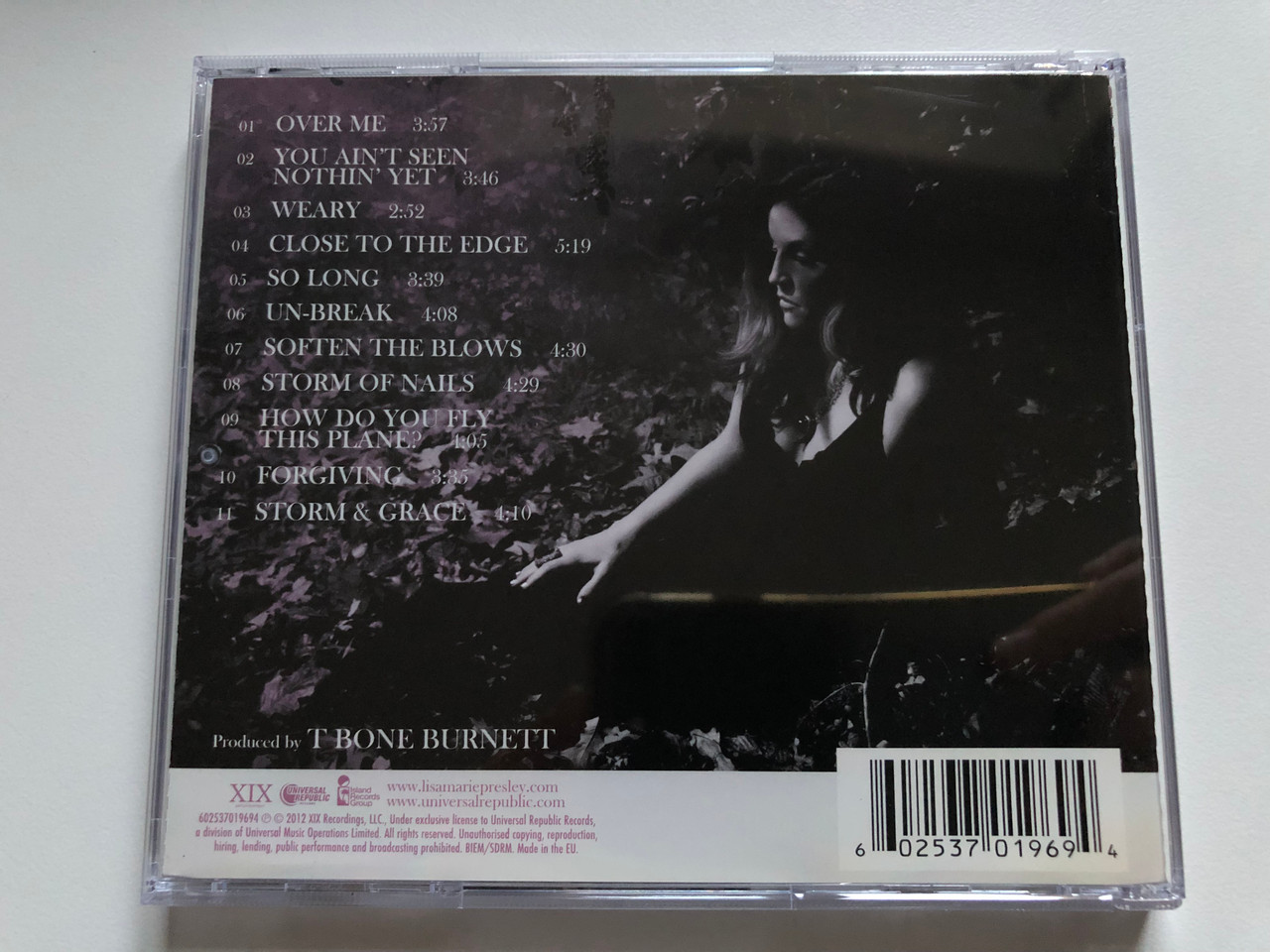 Lisa Marie Presley Storm And Grace Xix Recordings Audio Cd 2012