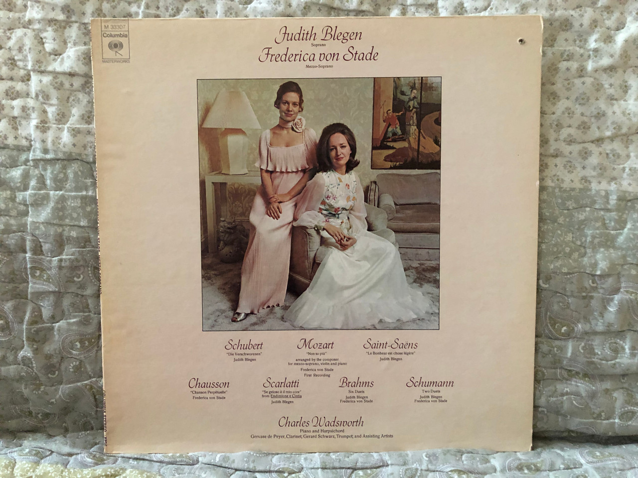 Judith Blegen (soprano), Frederica von Stade (mezzo-soprano) – Schubert ... Judith Blegen (soprano), Frederica von Stade (mezzo-soprano) – Schubert ...