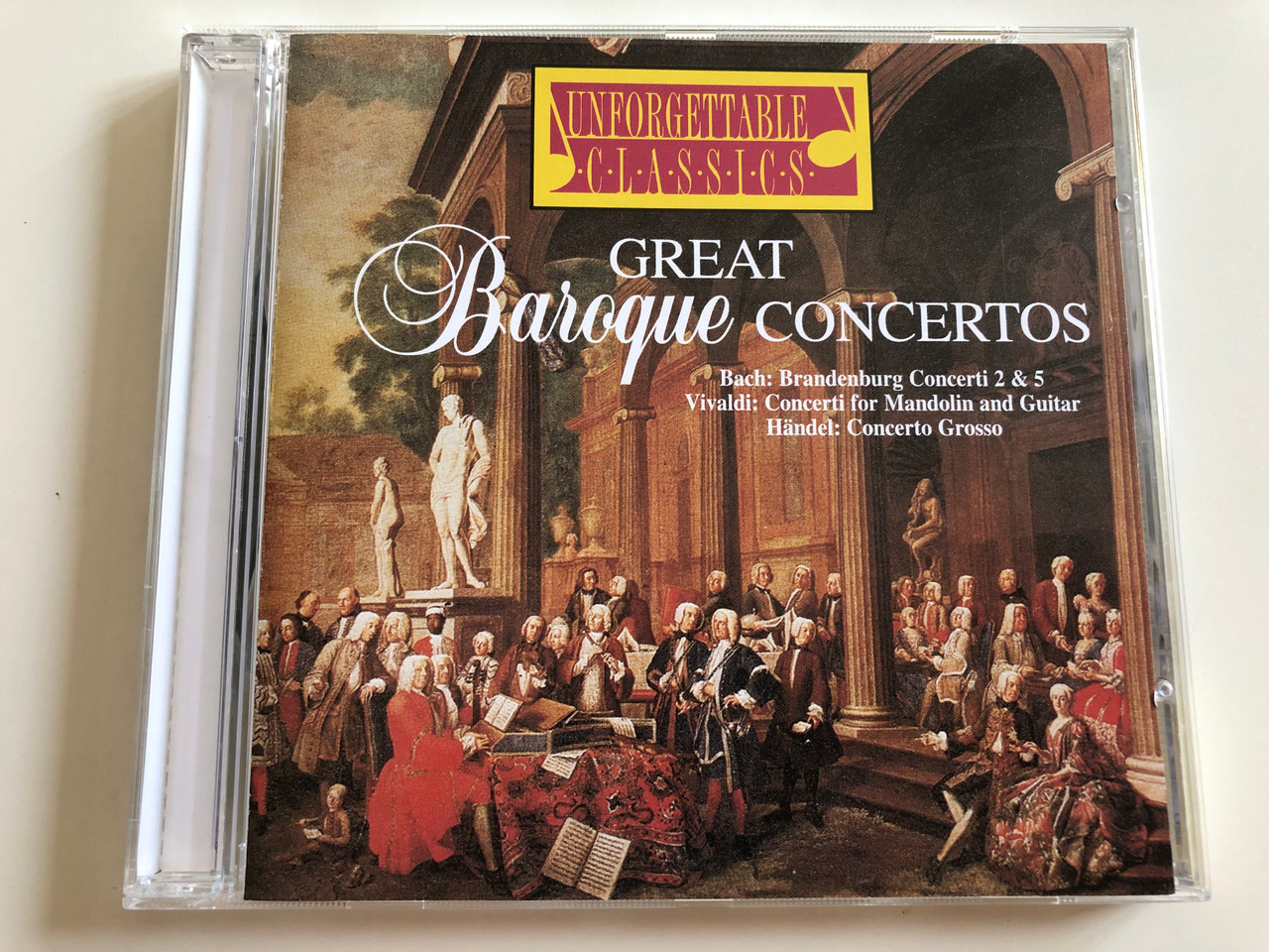 Great Baroque Concertos / Bach: Brandenburg concerti 2 & 5, Vivaldi: Concerti for Mandolin and ...