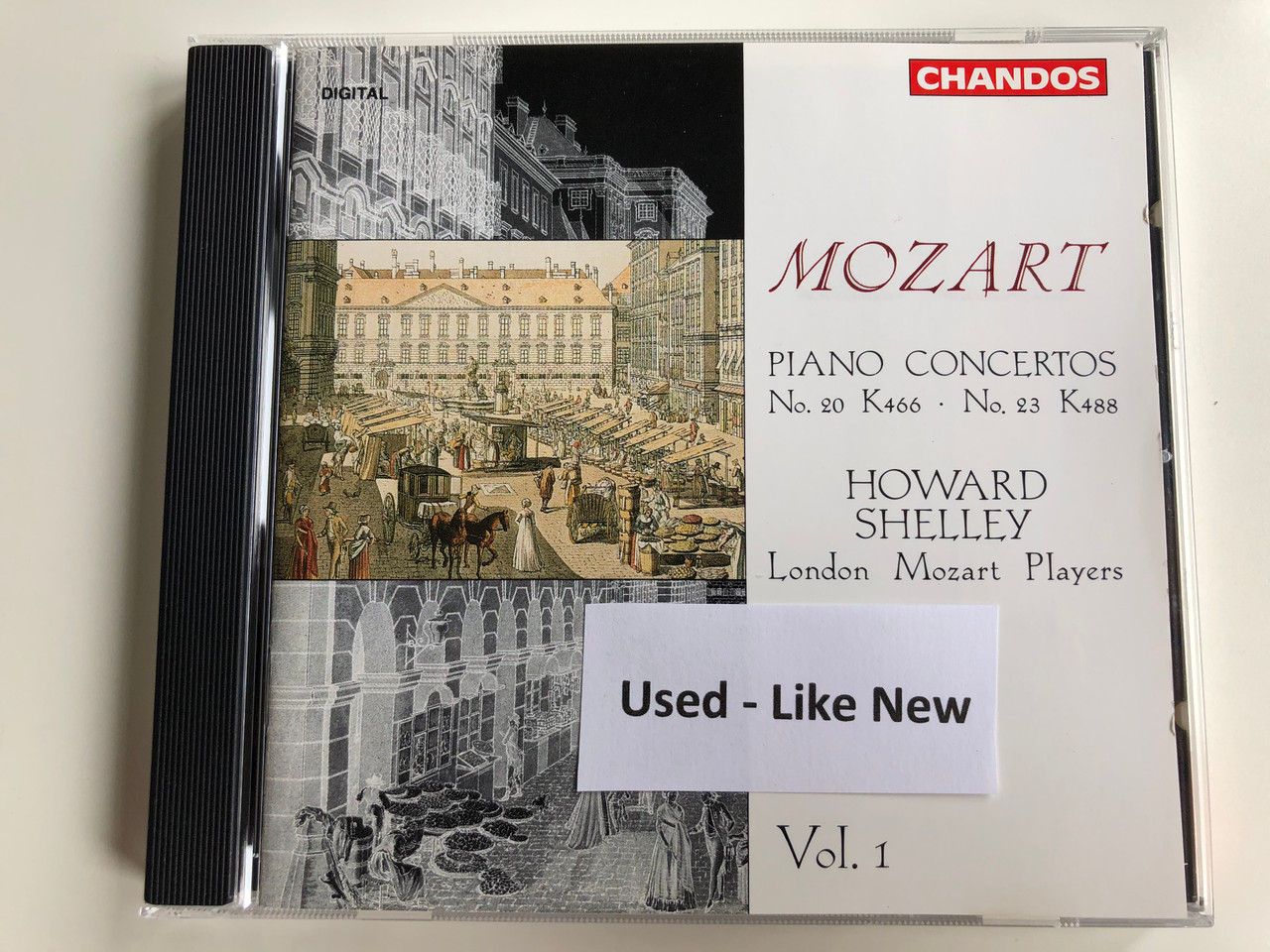 Mozart - Piano Concertos No. 20 k466, No. 23 k488 / Howard Shelley / London Mozart Players / Vol ...