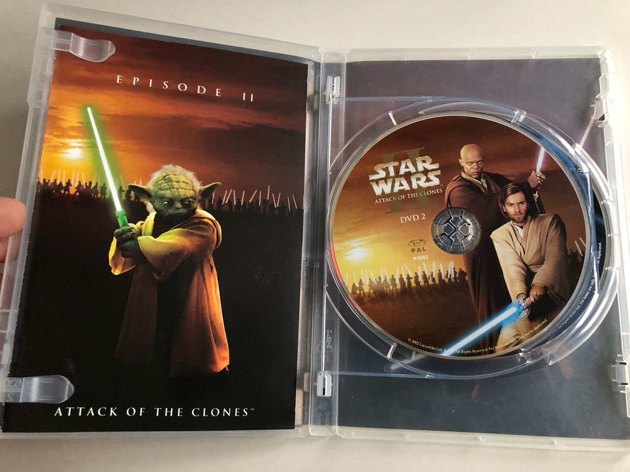 Star Wars Attack Of The Clones Dvd