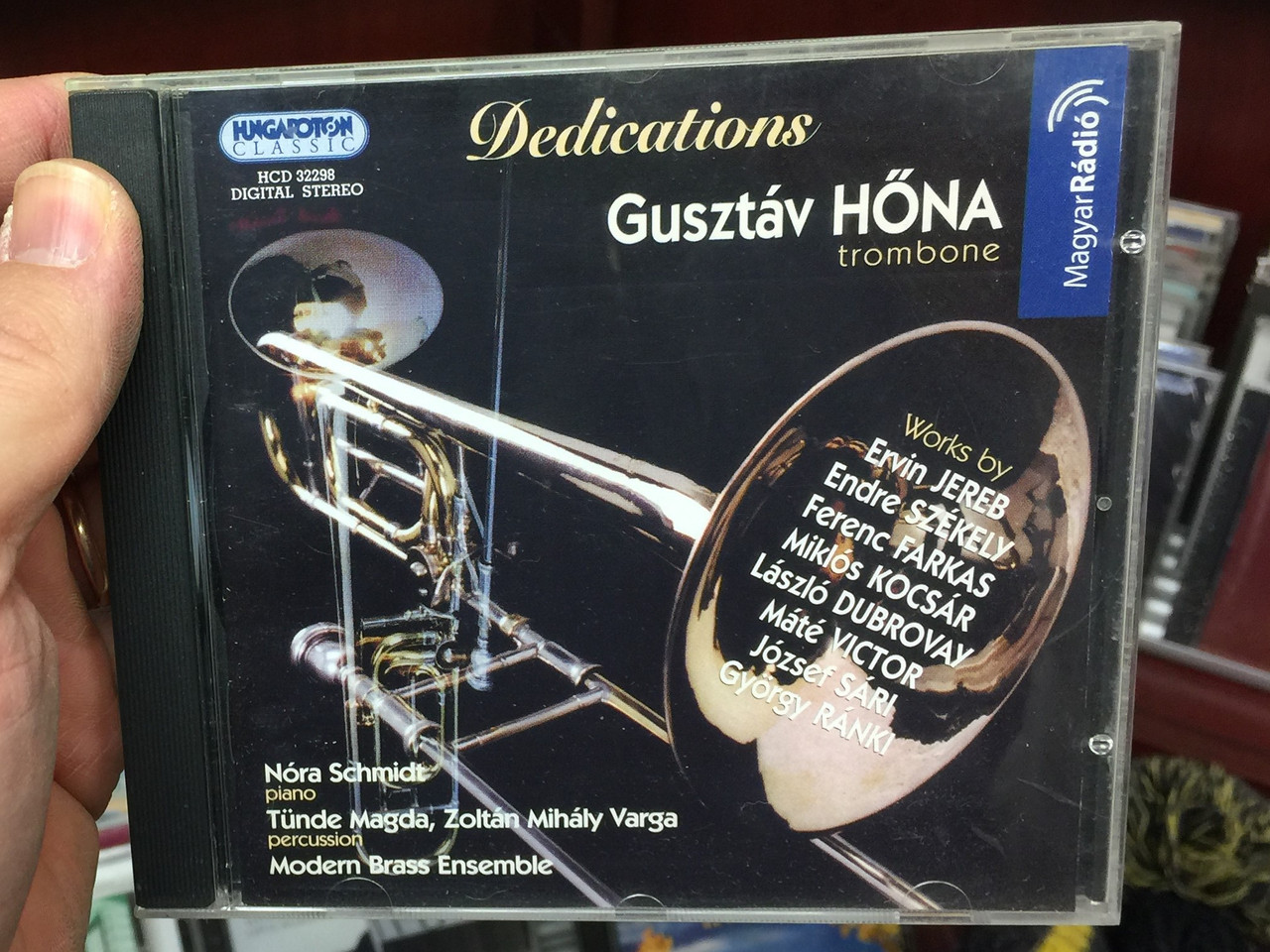 Dedications - Gusztáv Hőna (trombone) / Works by Ervin Jereb, Endre ...