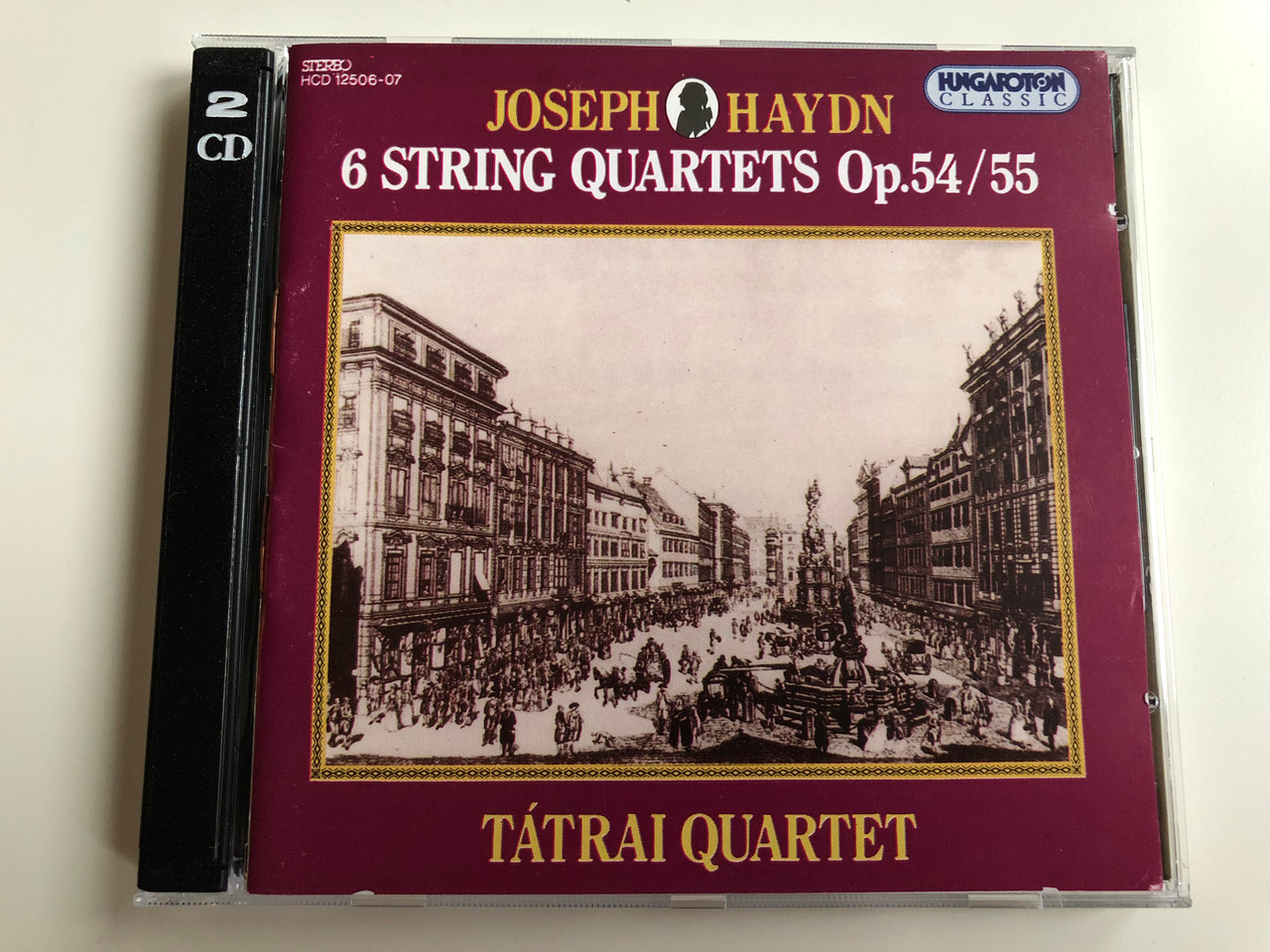 Joseph Haydn - 6 String Quartets Opp. 54/55 / Tátrai Quartet / Hungaroton Classic 2x Audio CD ...