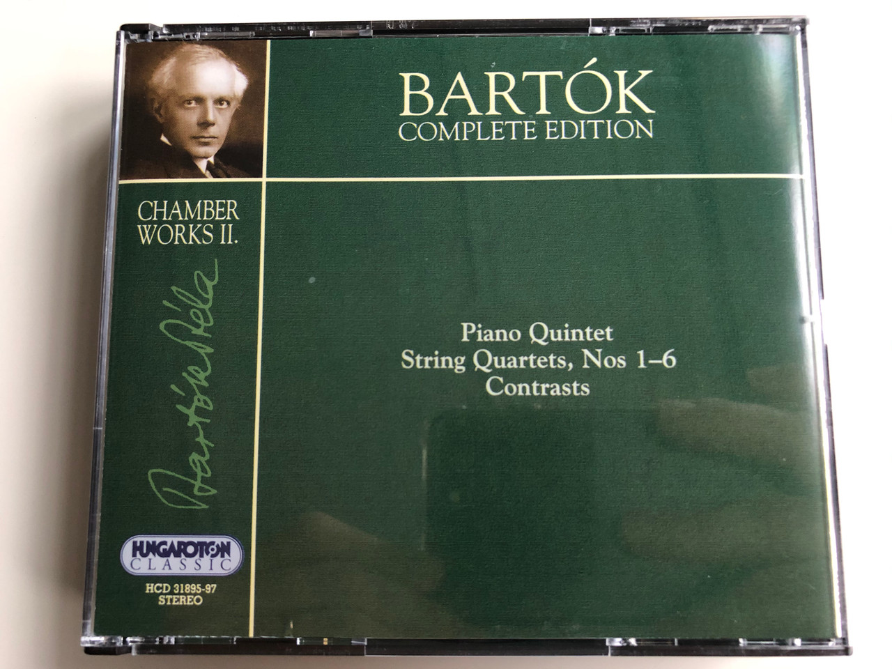 Bartok Complete Edition / Chamber Works II. / Piano Quintet, String Quartets, Nos 1-6, Contrasts ...