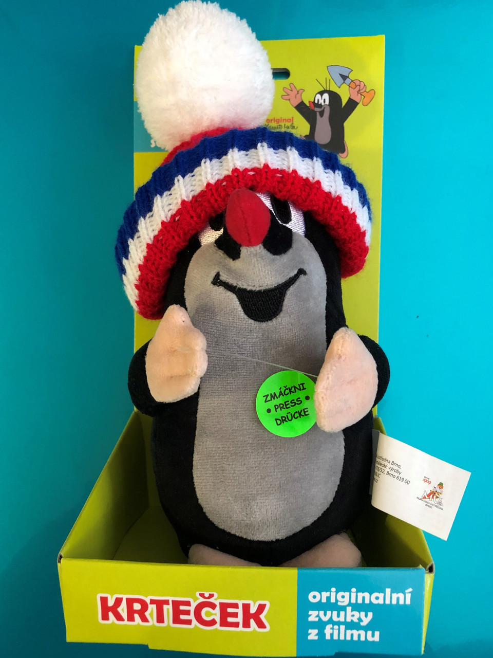 Talking Little Mole 20cm cap red tricolor / Original film sounds from ...