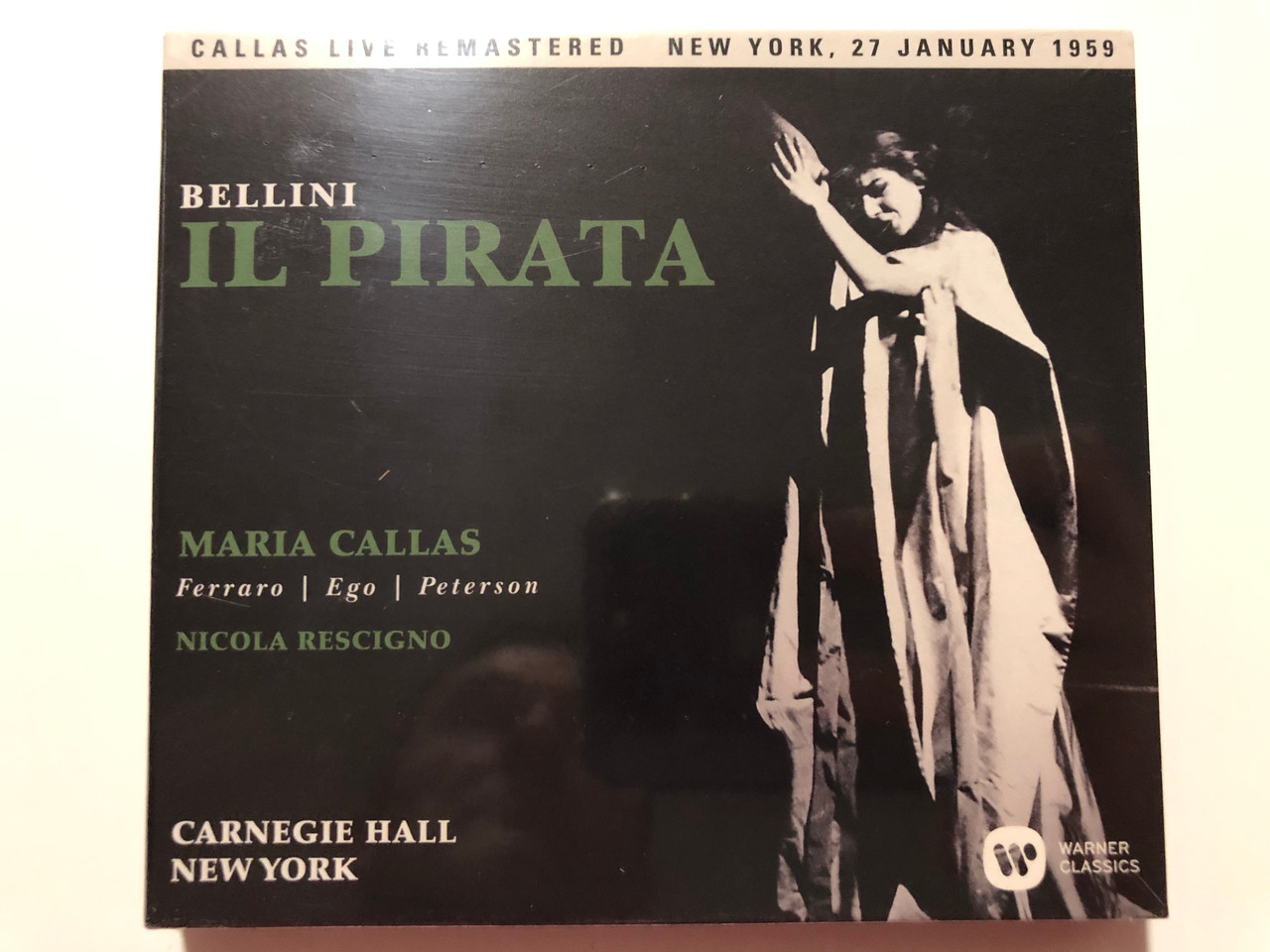 Bellini - Il Pirata / Maria Callas, Ferraro, Ego, Peterson, Nicola Rescigno / Carnegie Hall New ...