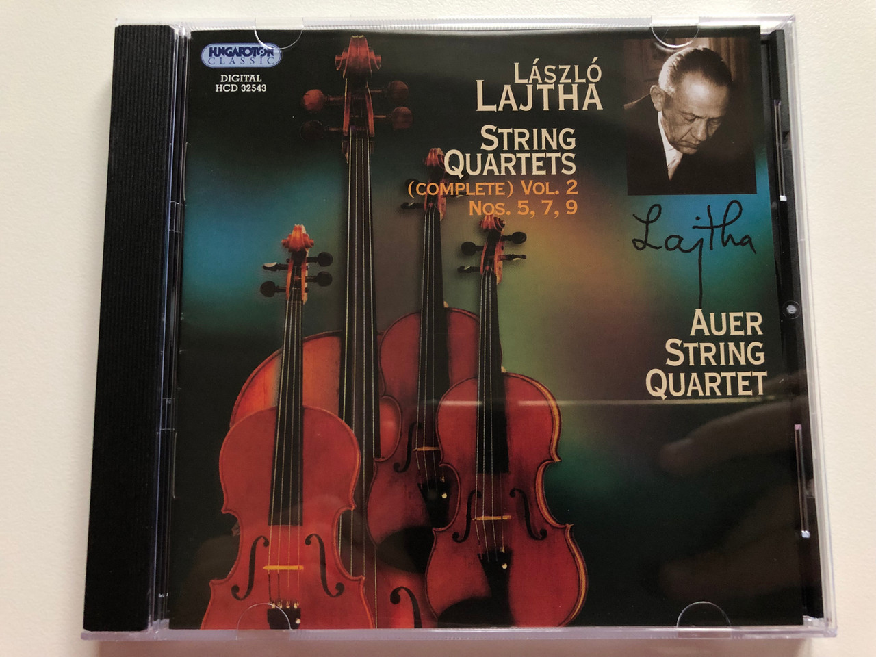 Laszlo Lajtha - String Quartets (complete) Vol. 2 Nos. 5, 7, 9 / Auer String Quartet ...
