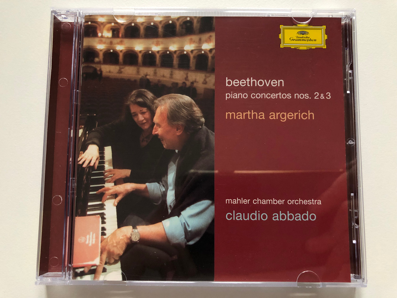 Beethoven - Martha Argerich, Mahler Chamber Orchestra, Claudio Abbado – Piano Concertos Nos. 2 ...