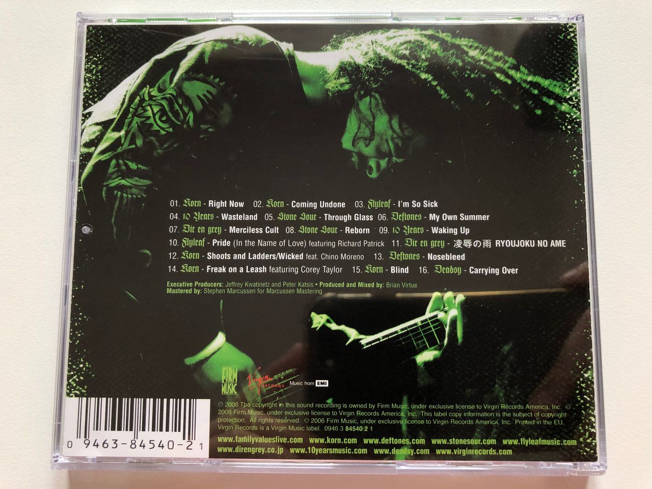 Family Values Tour 2006 Dvd